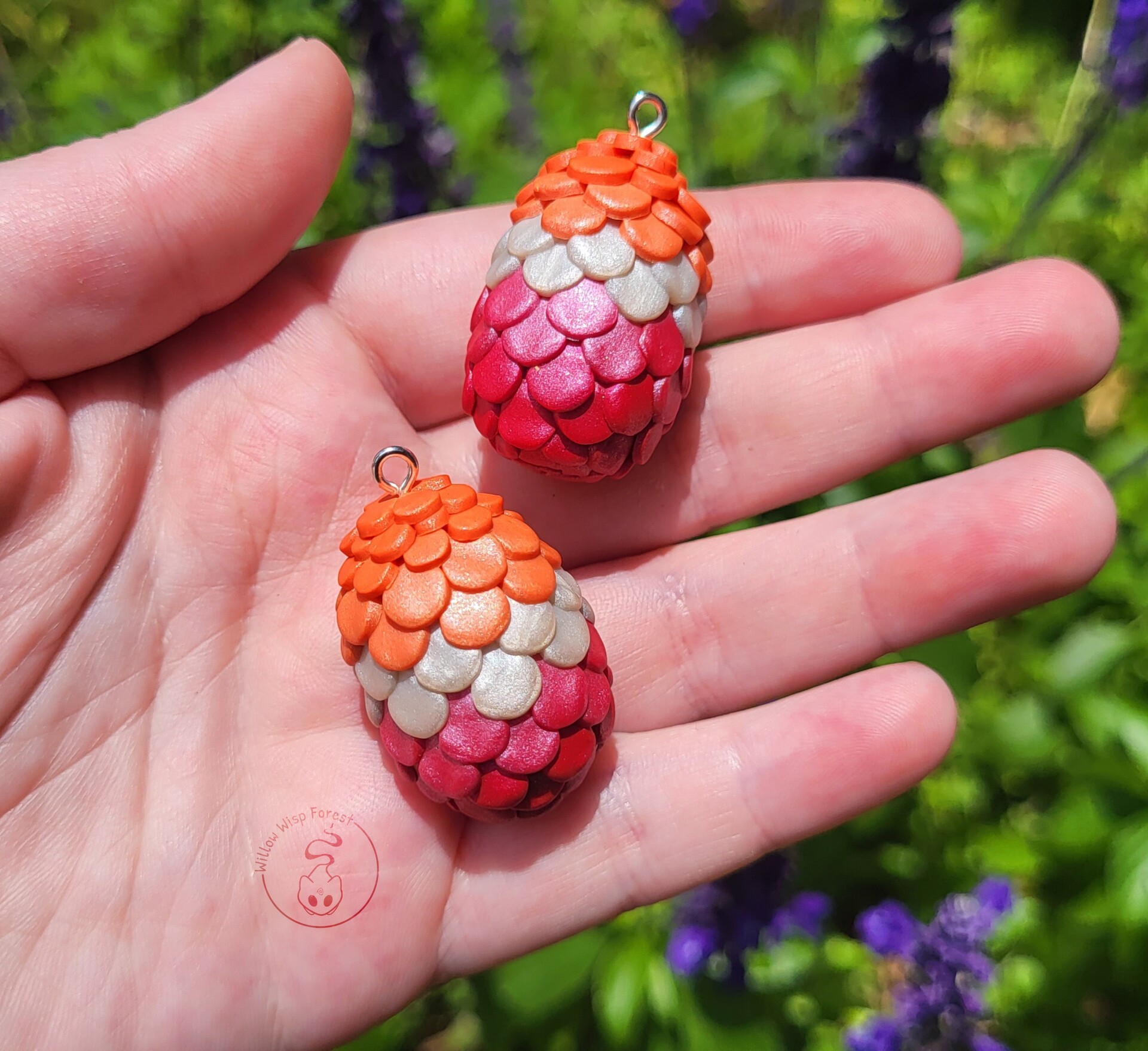 ArtStation - Sunset Flag Dragon Egg Charm