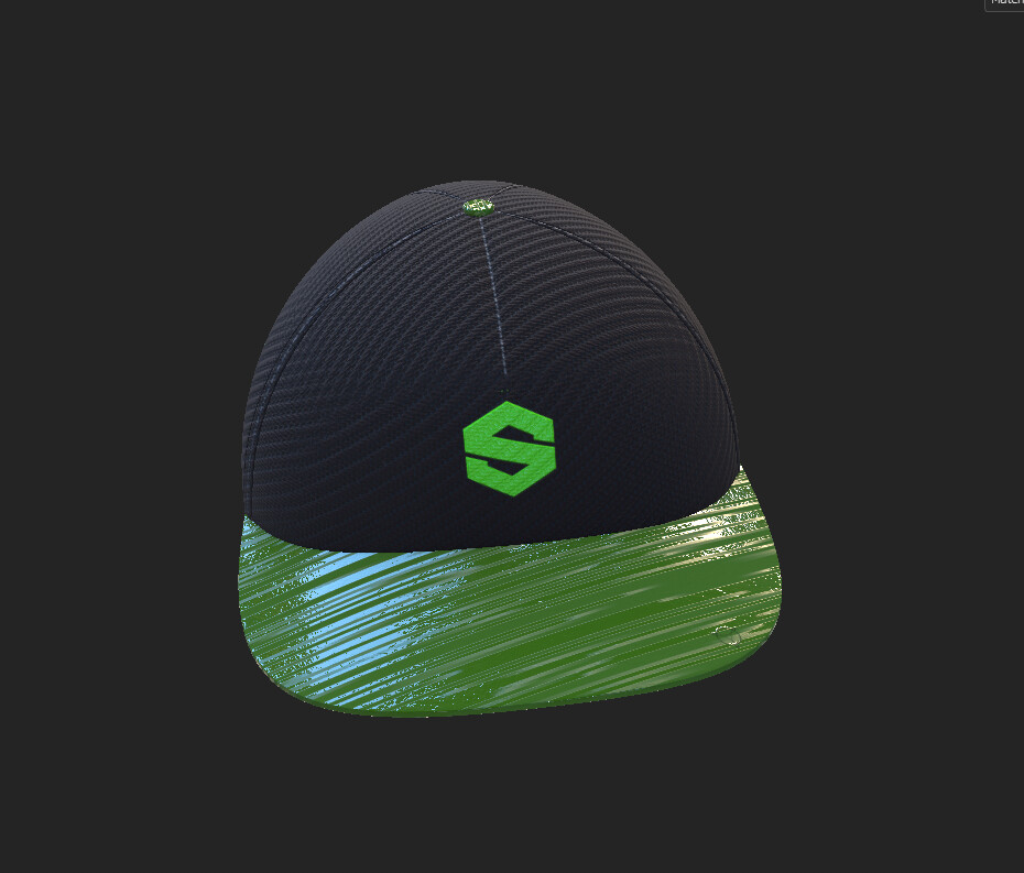 ArtStation - Base Ball Cap Modelling&Texturing