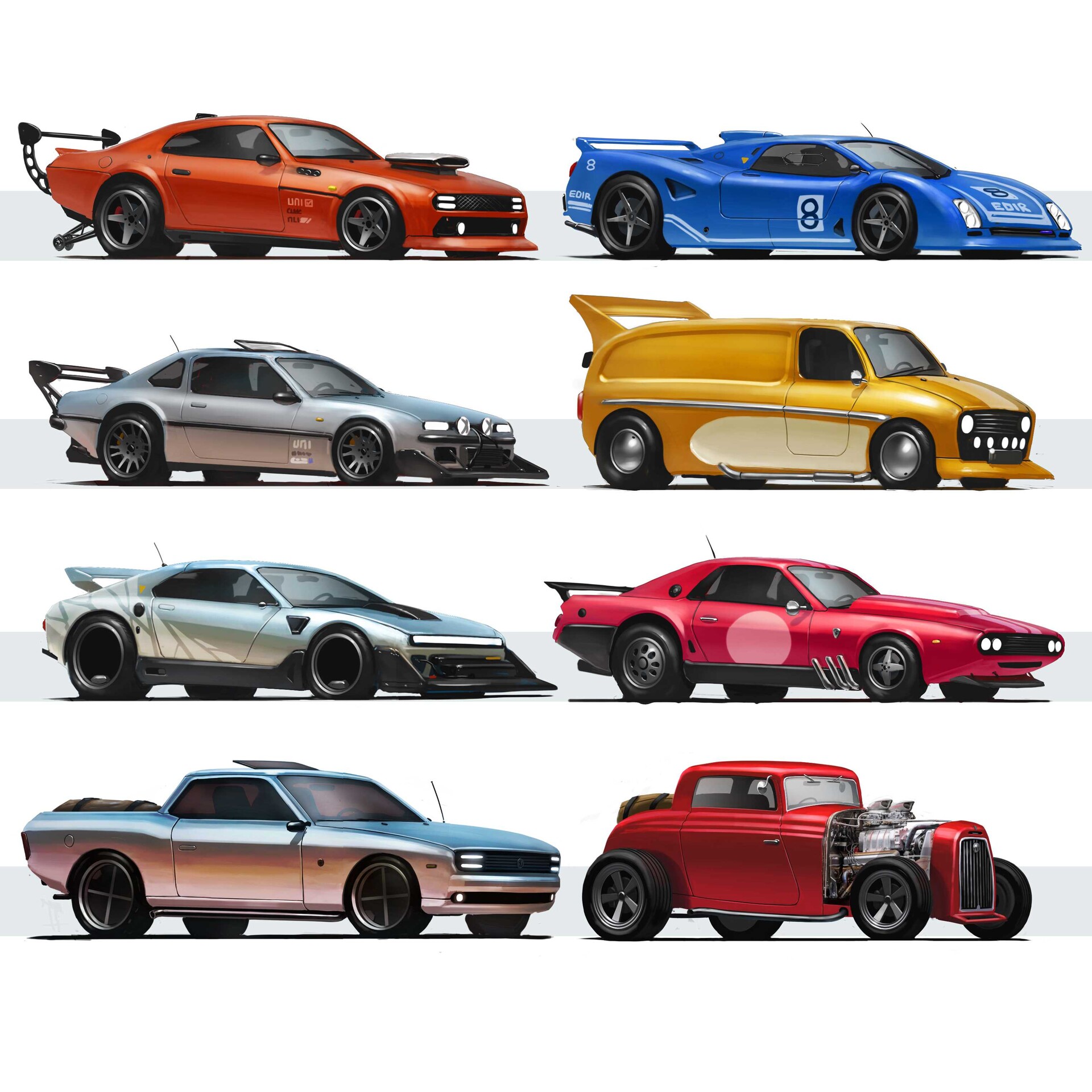 ArtStation - cars wip
