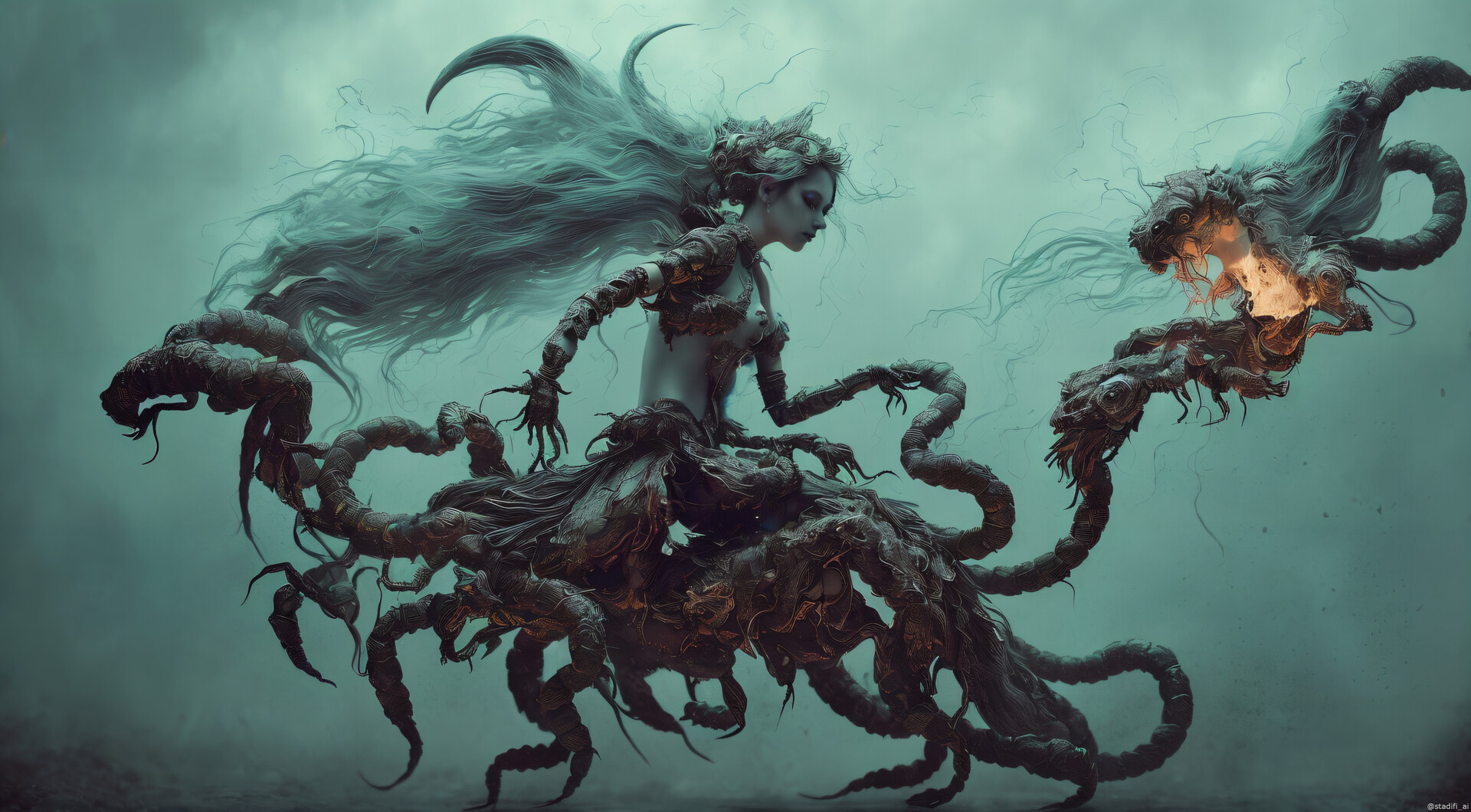 ArtStation - Azrael'a messenger,a harbinger of fate