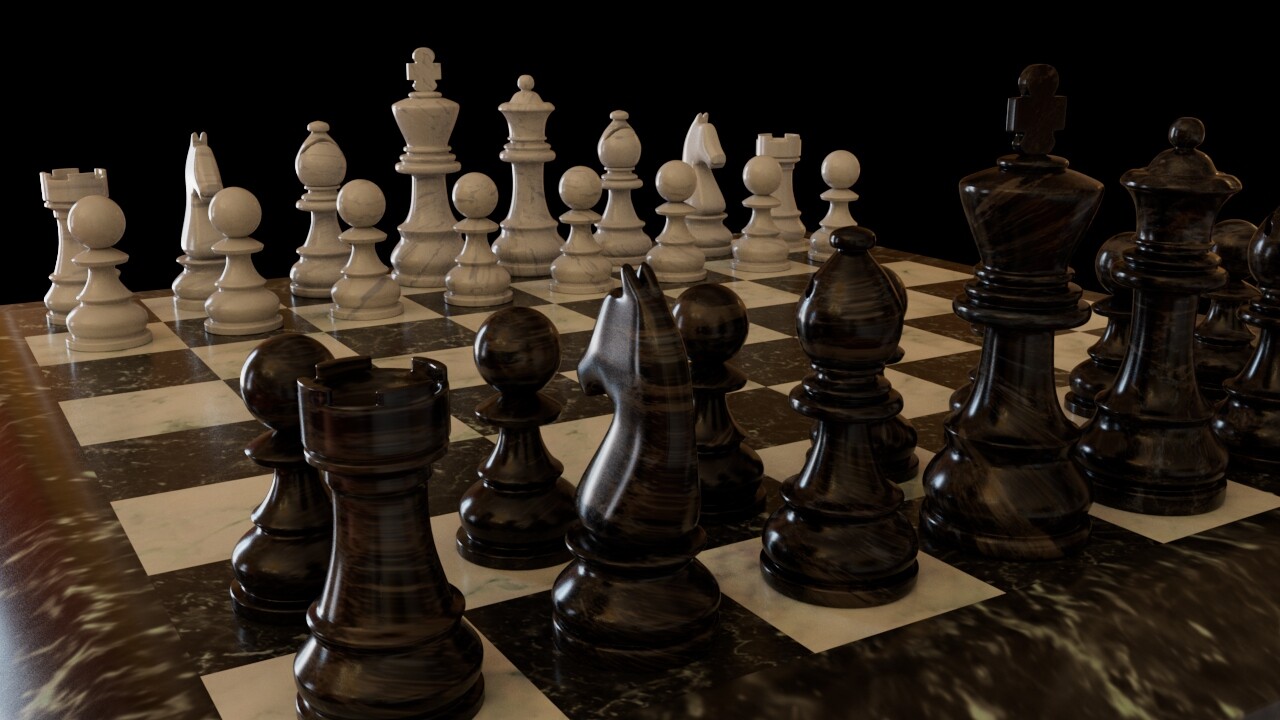 ArtStation - Chess Set
