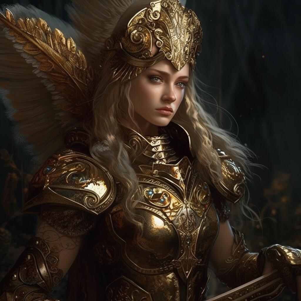 ArtStation - Warrior Princess In Maximilian Armor