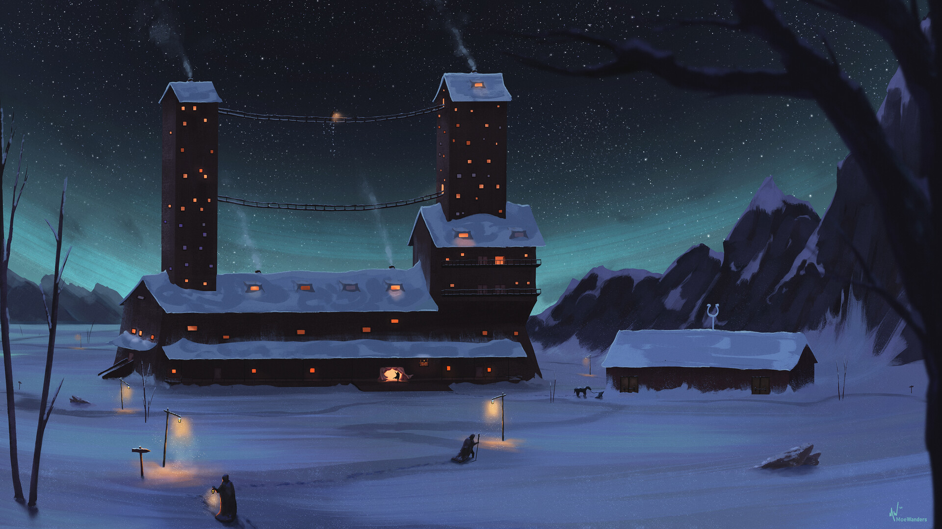 ArtStation - Inn at the Crossroads