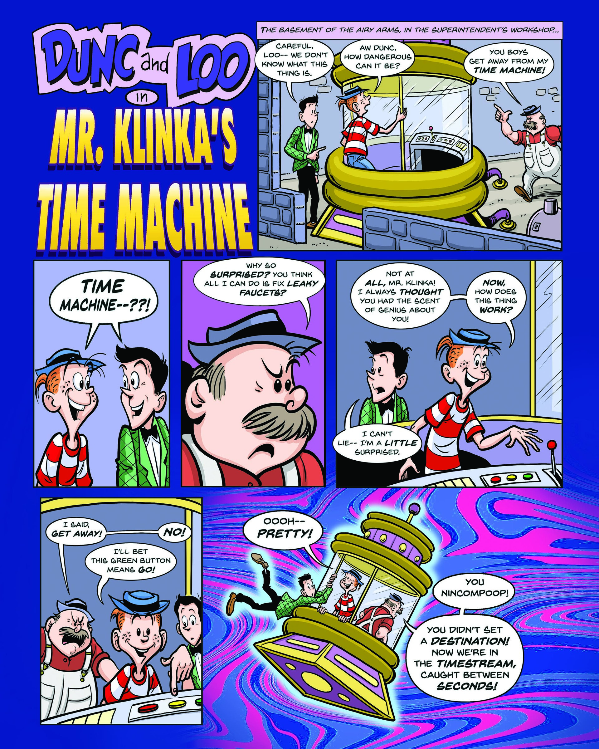 ArtStation - Dunc & Loo "Mr. Klinka's Time Machine" - full story (written by Neil Ellis Orts)