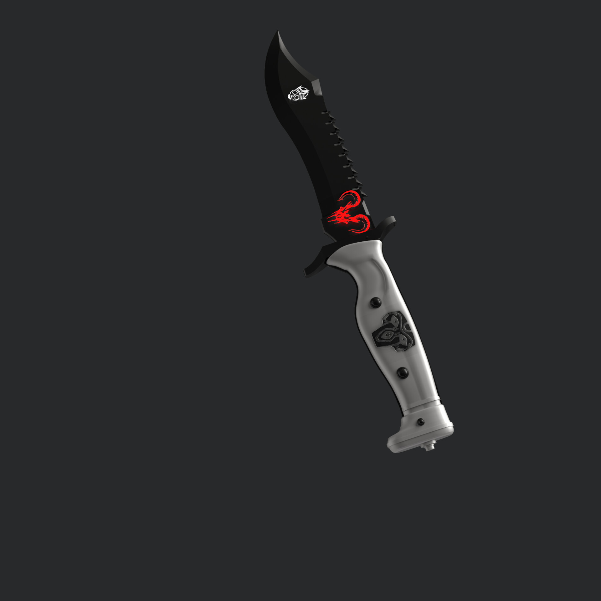 ArtStation - Bowie Knife with Apex Predator Skin