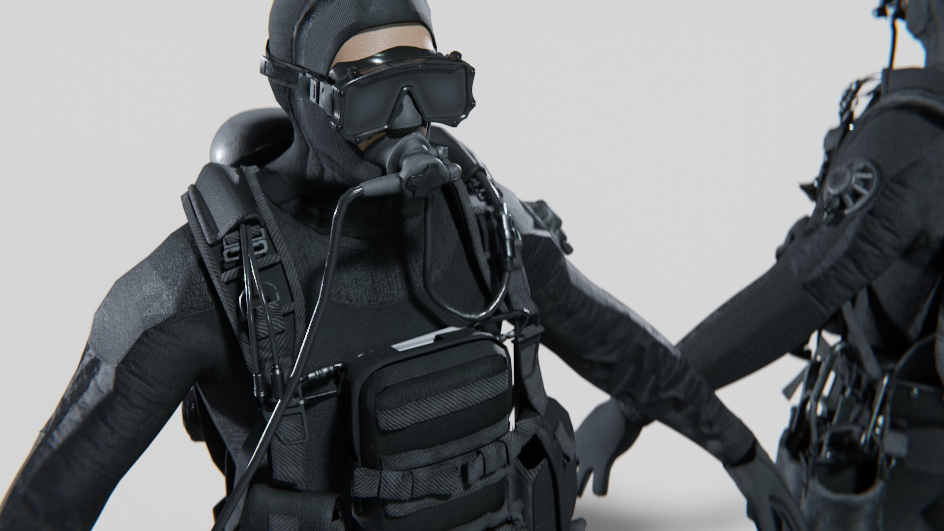 ArtStation - Soldier Diver Suit