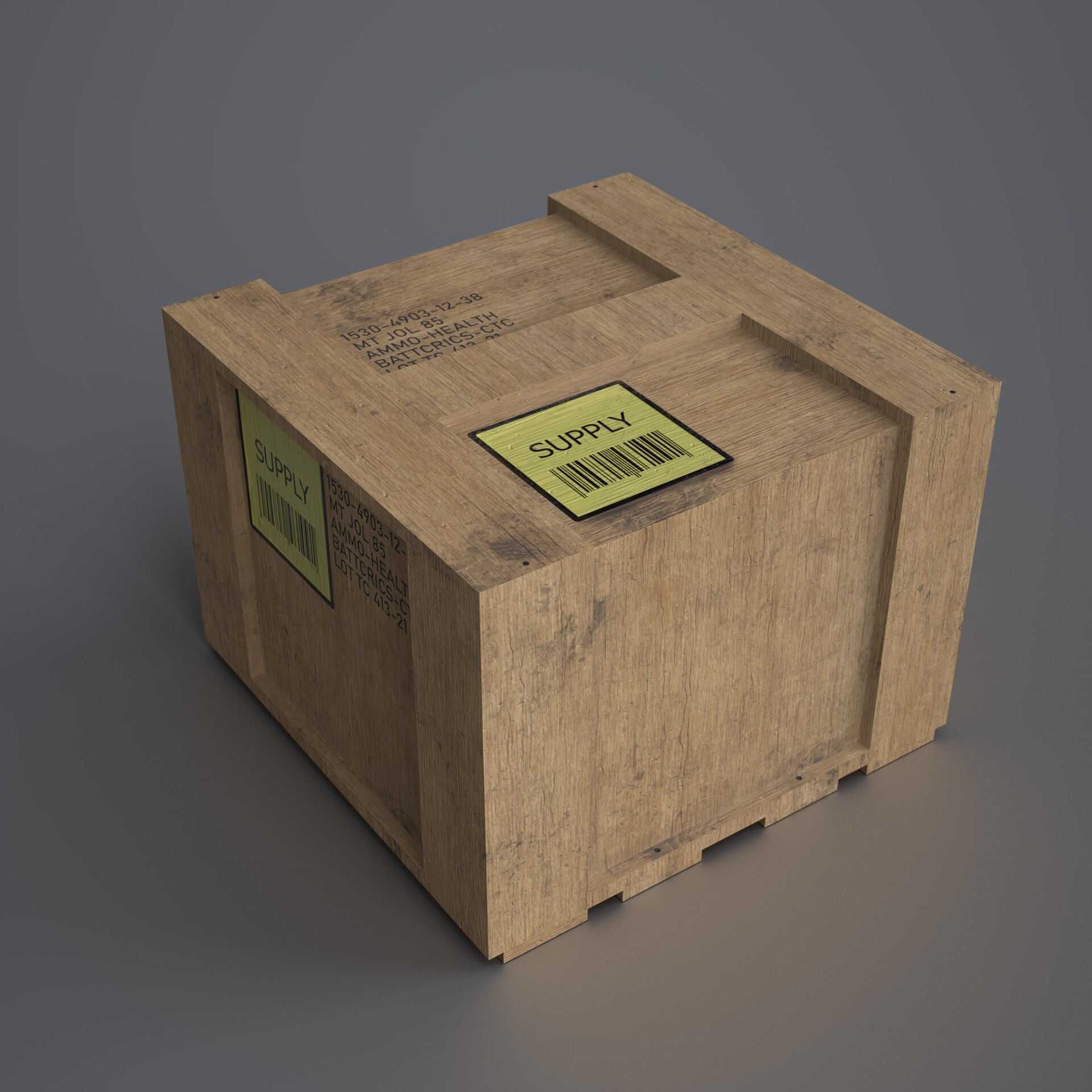 ArtStation - Half-Life 2 supply crate
