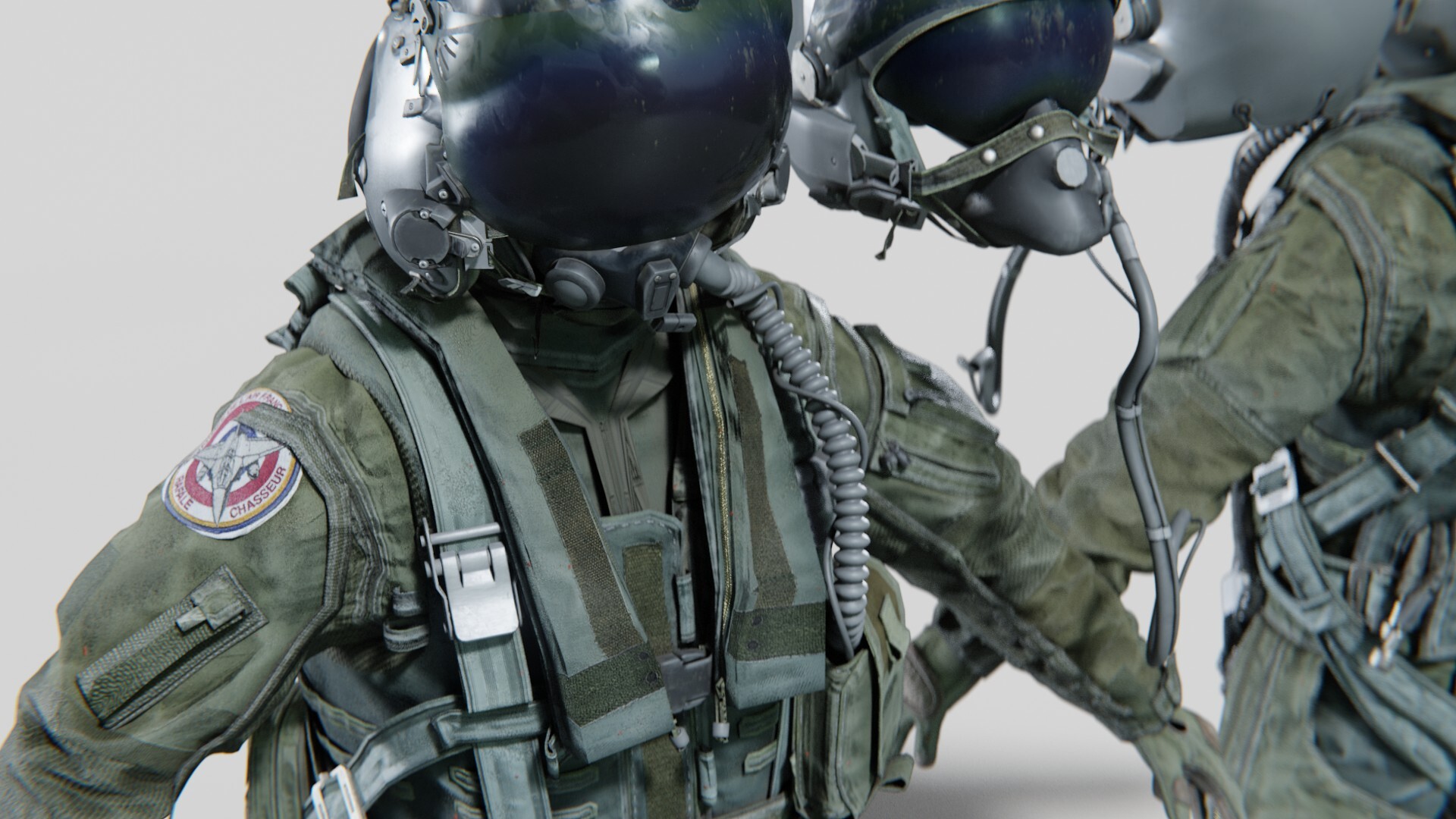 ArtStation - fighter jet Pilot Rigged