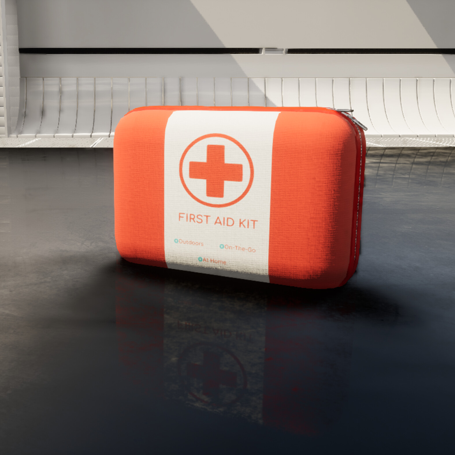 ArtStation - Low Poly First Aid Kit For a Game Project
