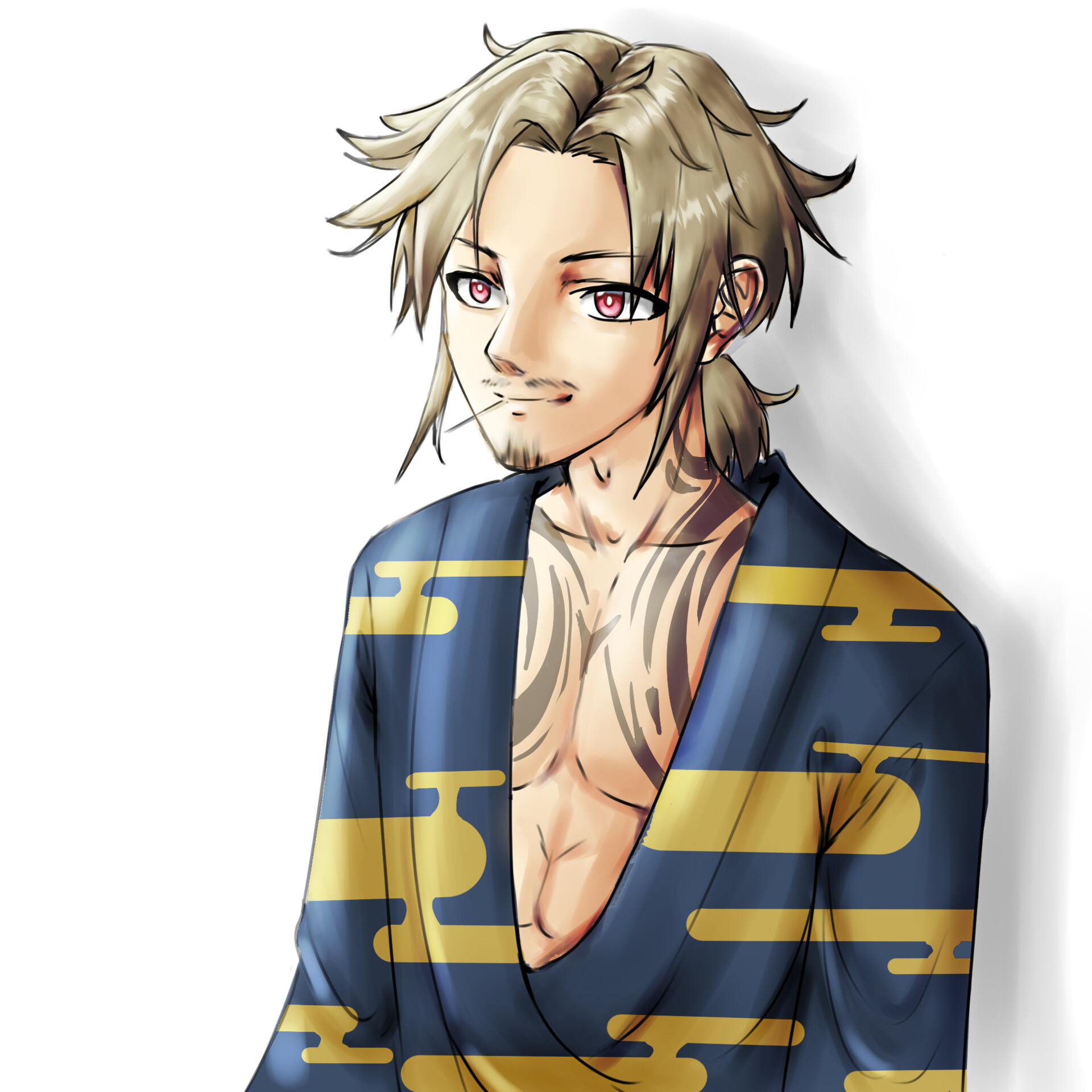 ArtStation - Blonde haired Ronin