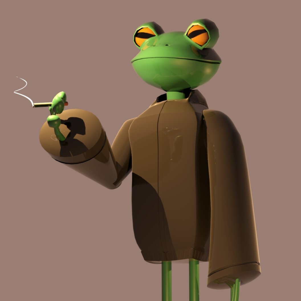 ArtStation - Doomer Frog