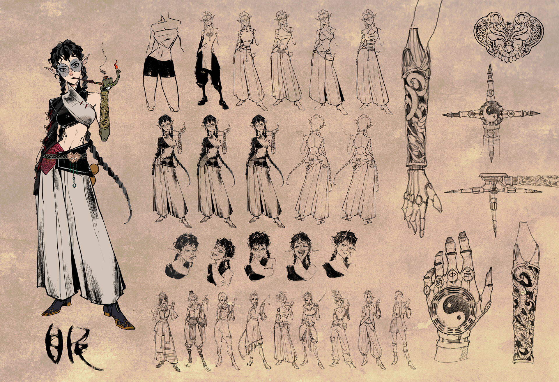 ArtStation - Character Design for Personal Comic Works1