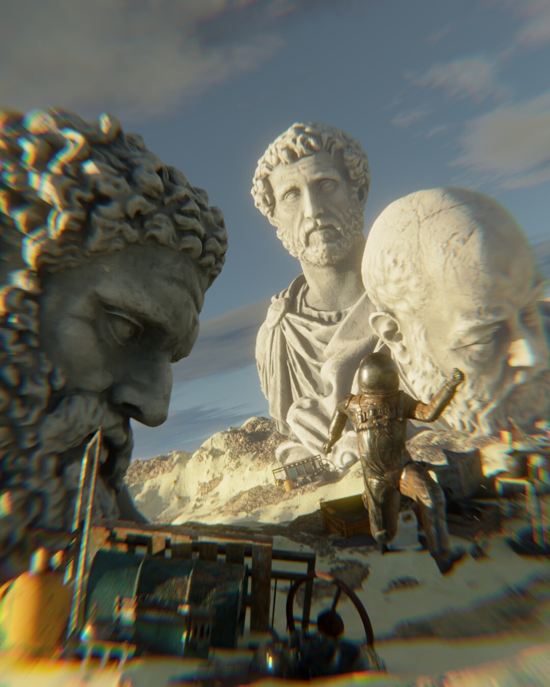 ArtStation - Famous Statues in Rome 3d models - examples