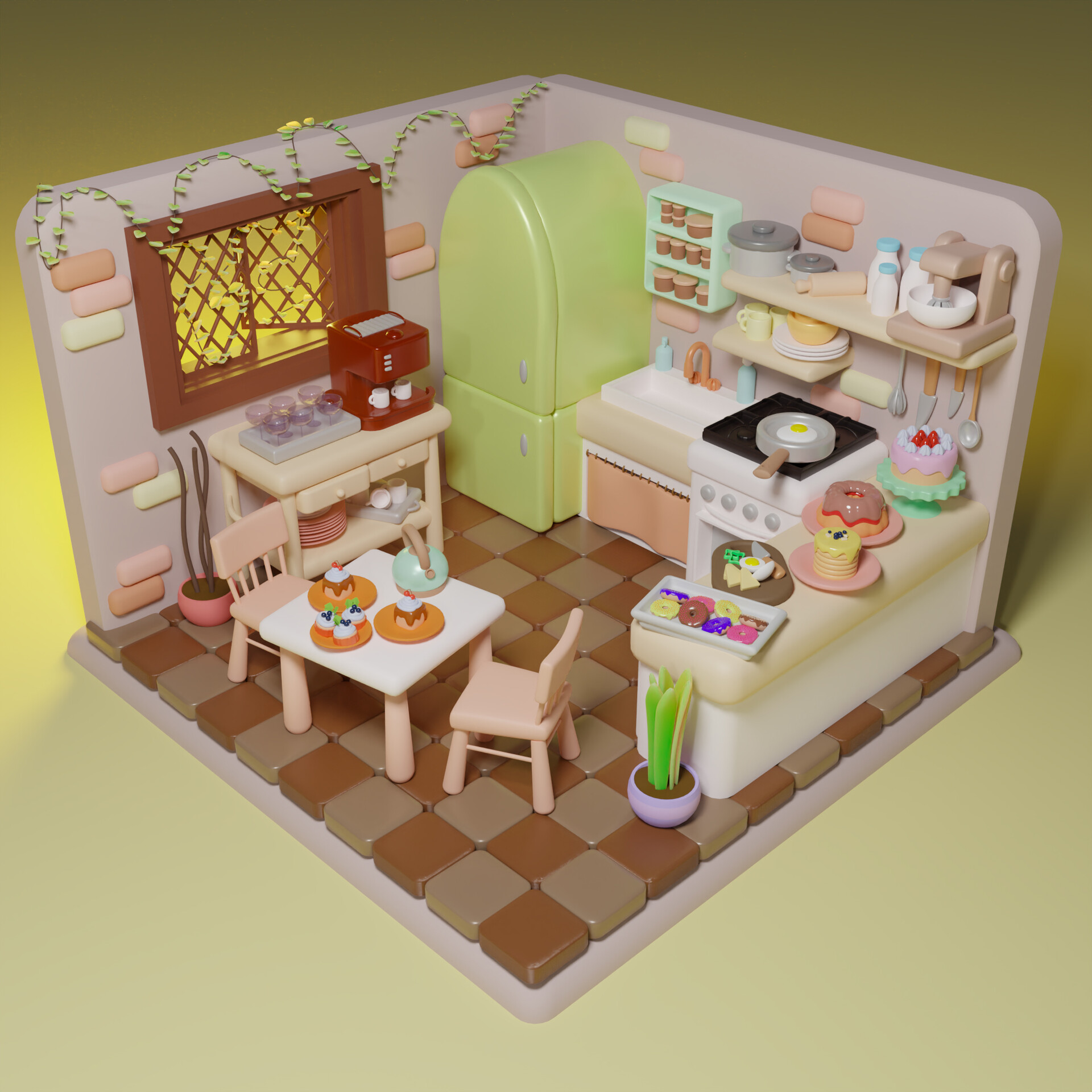 ArtStation - Old Kitchen