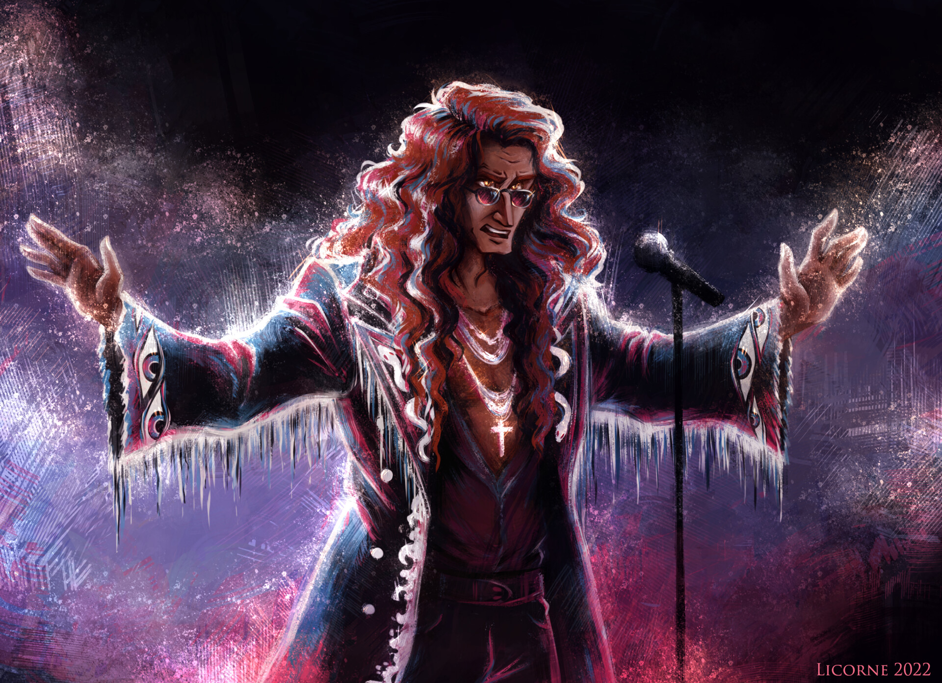 ArtStation - David Tennant as Crowley, Good Omens (2019)