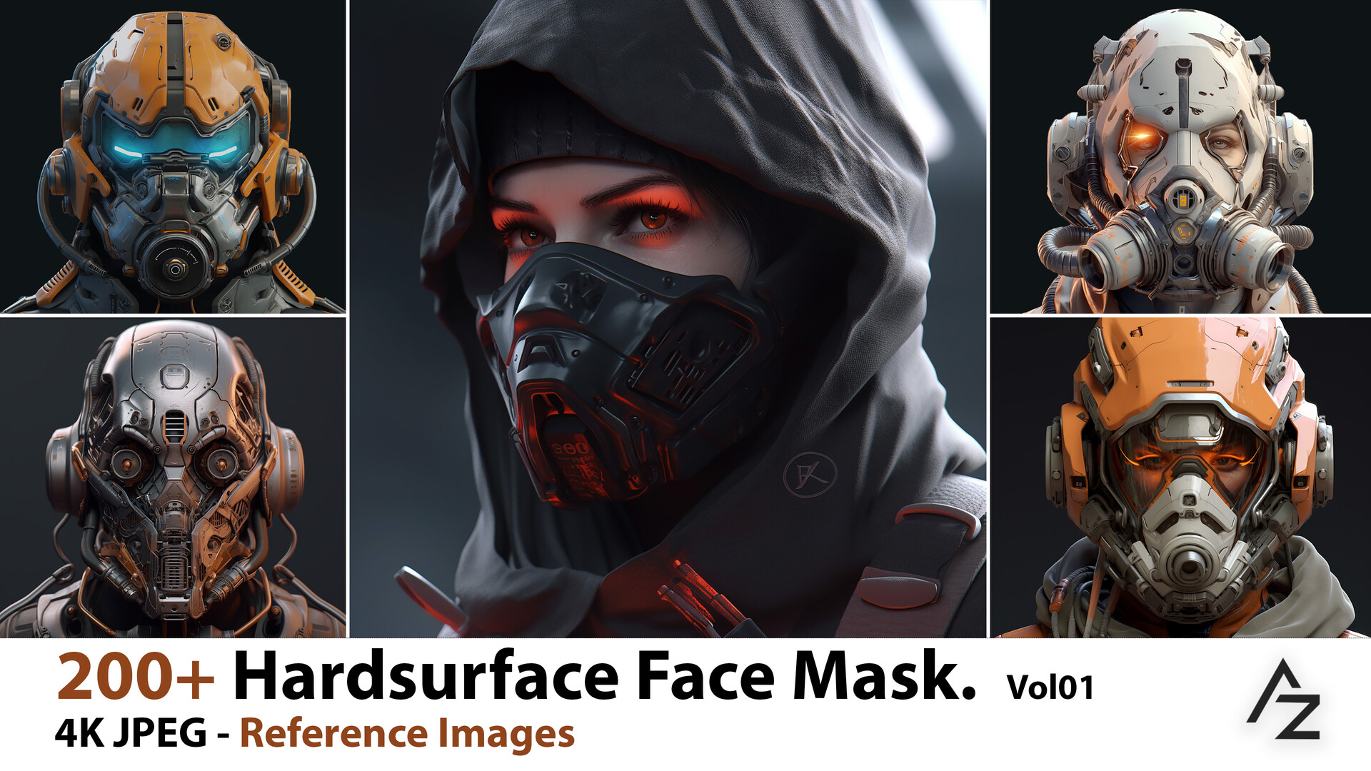 Arash Zia - 210 Hardsurface Face Mask - VOL.01