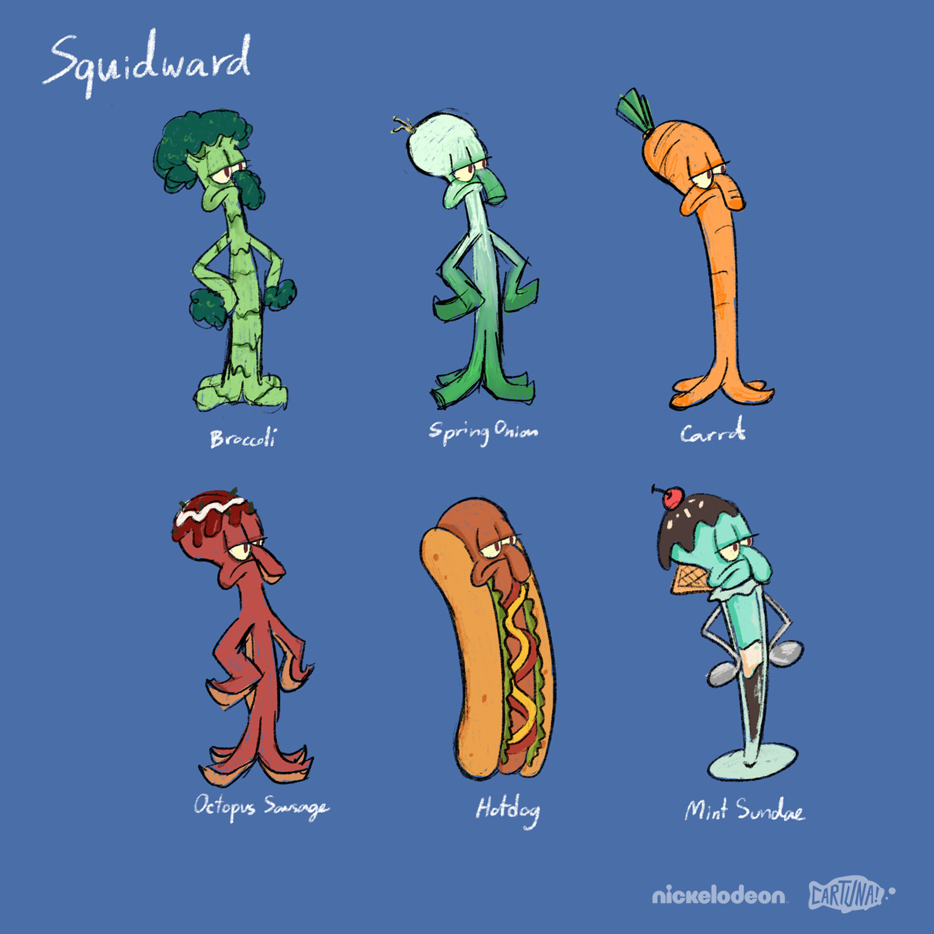 squidward exe human