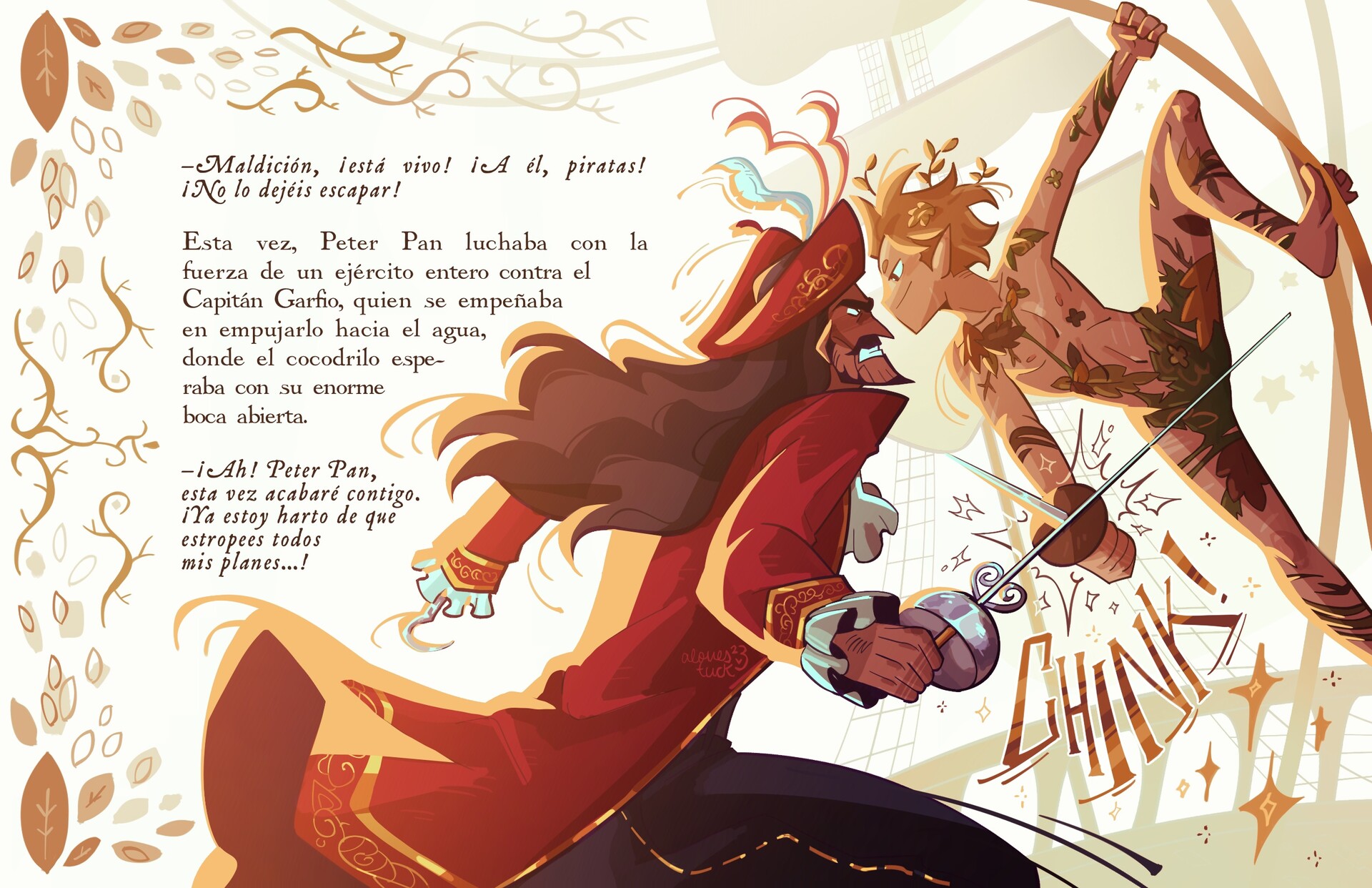 ArtStation - Peter Pan Tale Spread