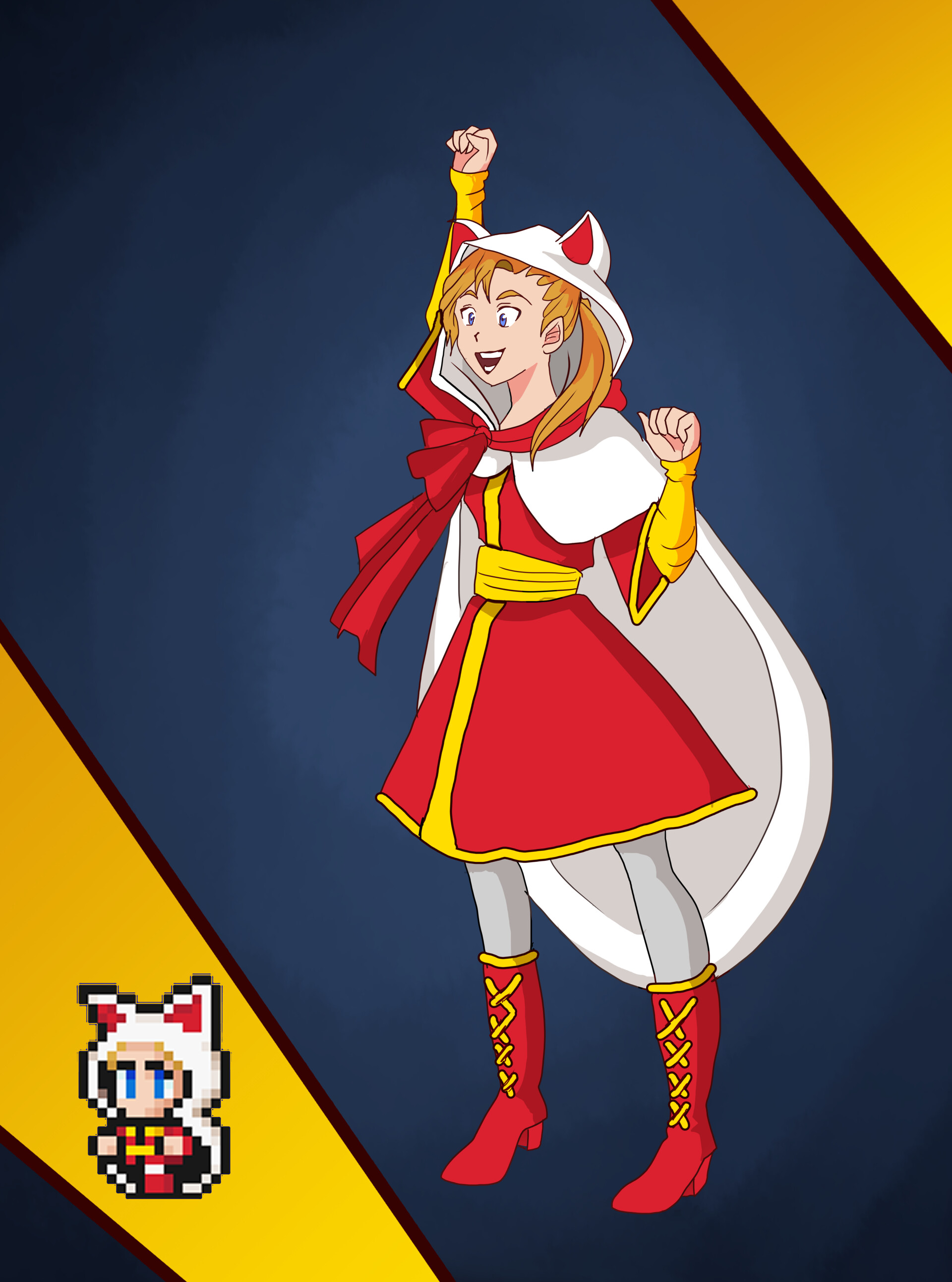 ArtStation - White Mage Krile