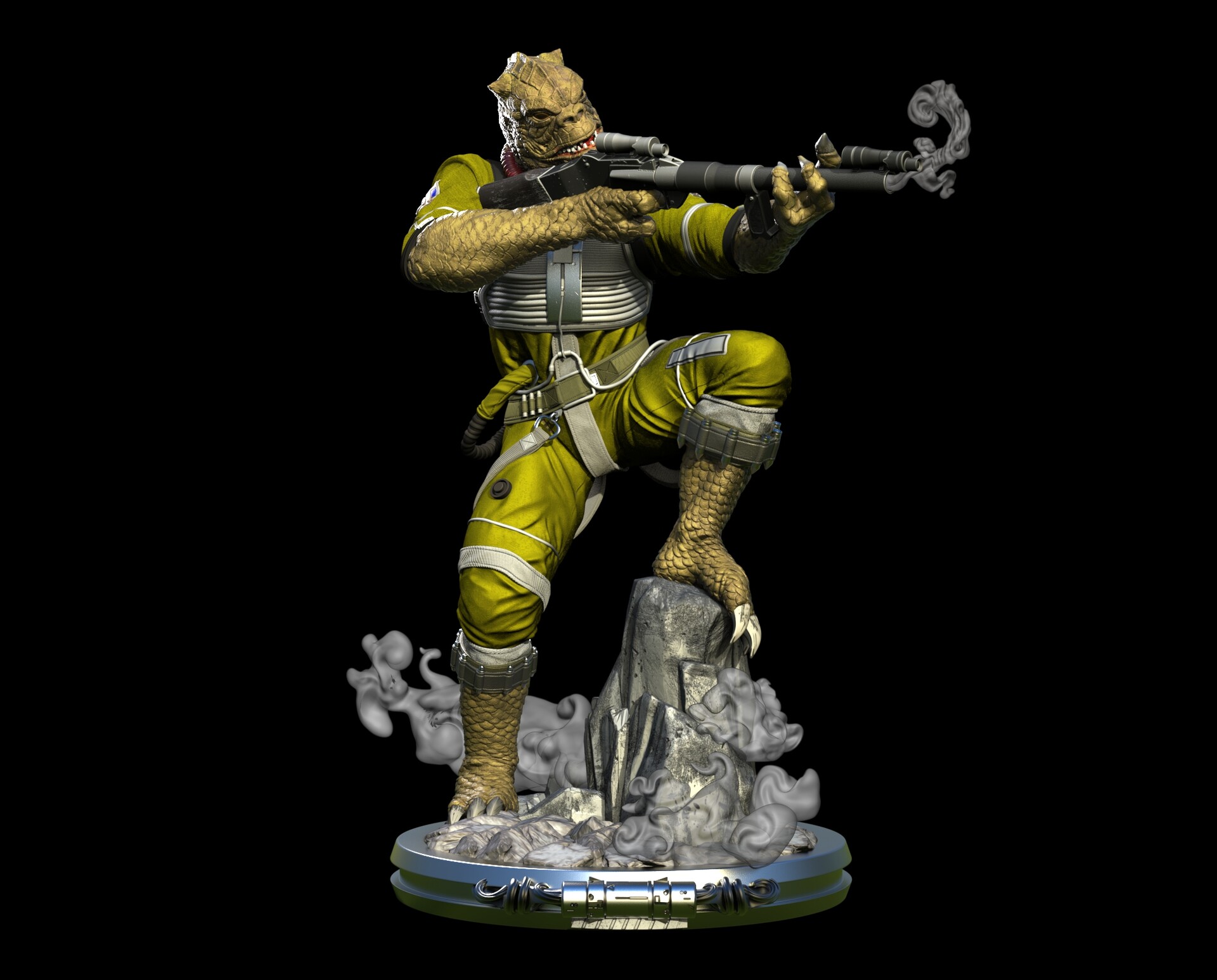 ArtStation - fan Art bounty hunter BOOSK Made for Star Wars 3D model´s