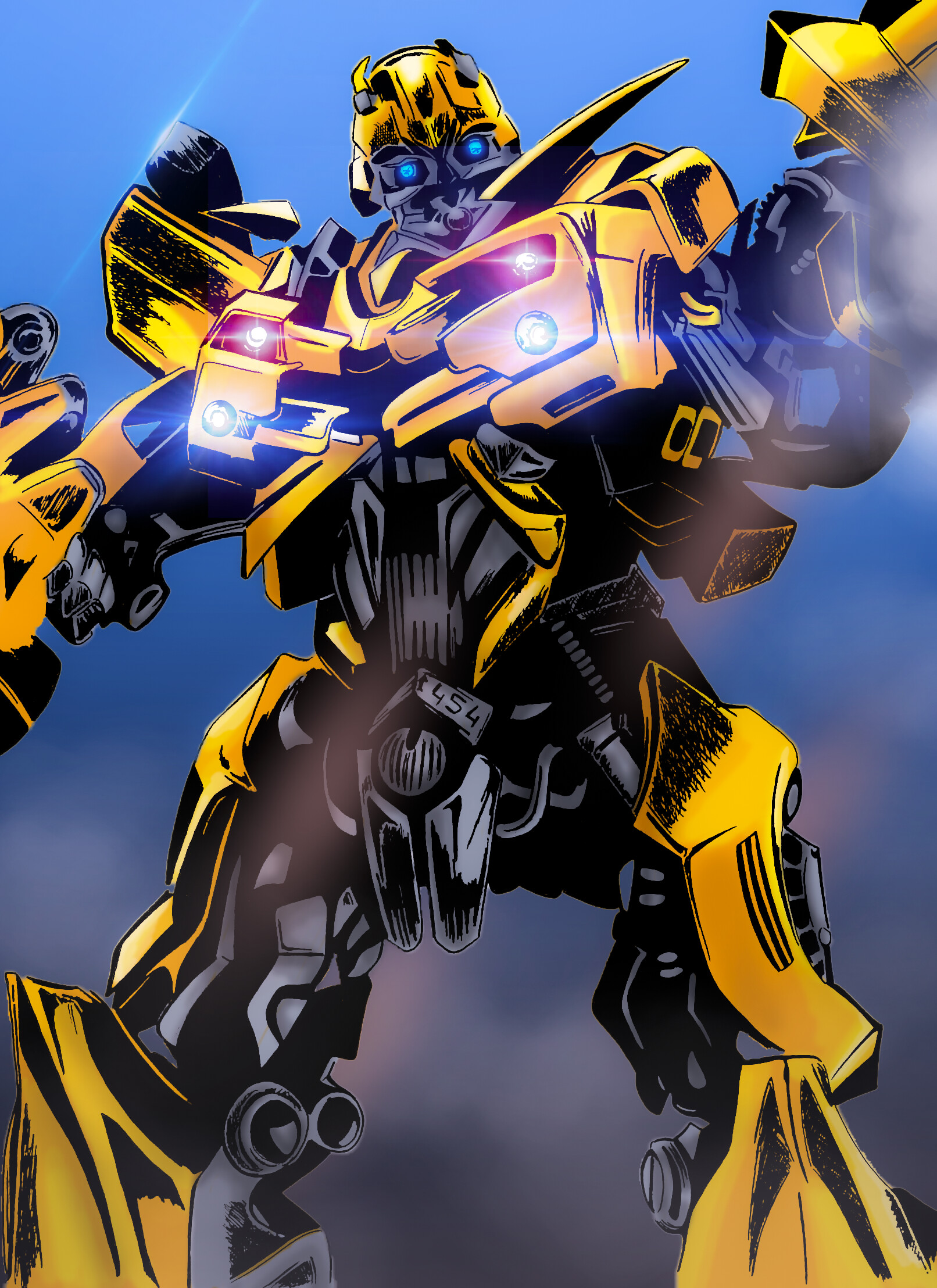 ArtStation - BUMBLE BEE SKETCH