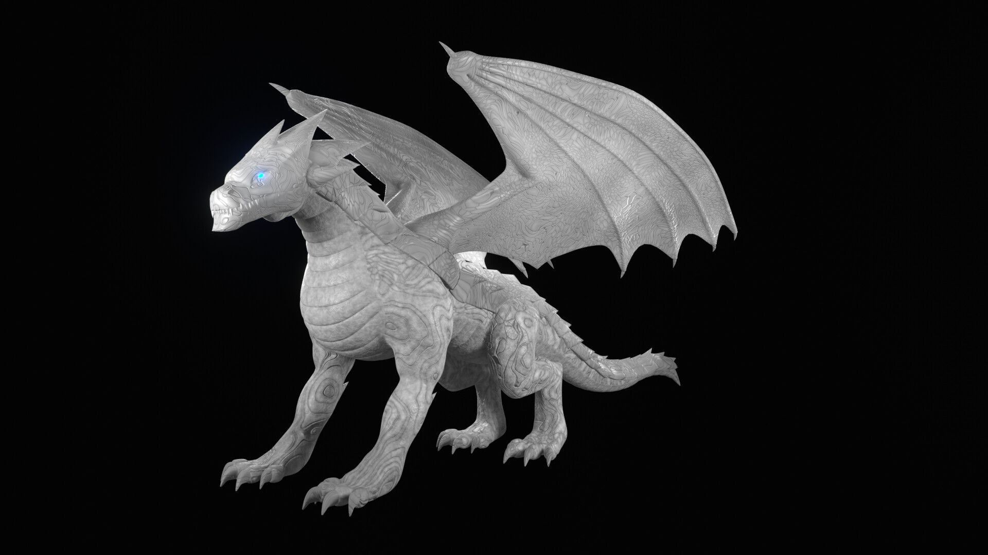 ArtStation - Stone Dragon