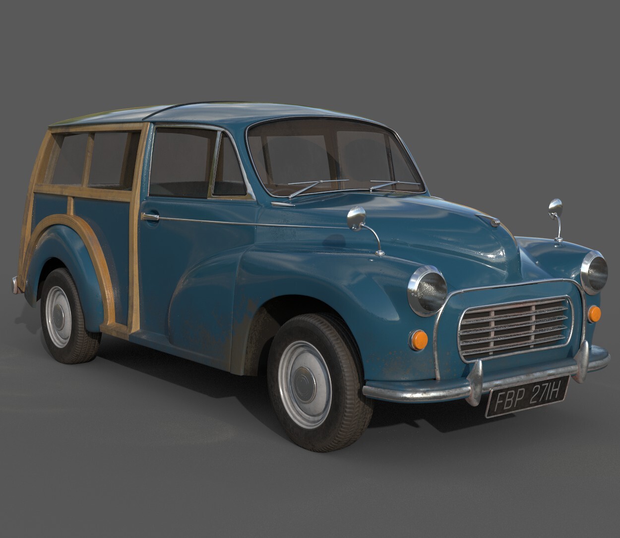 ArtStation - Morris Minor Traveller