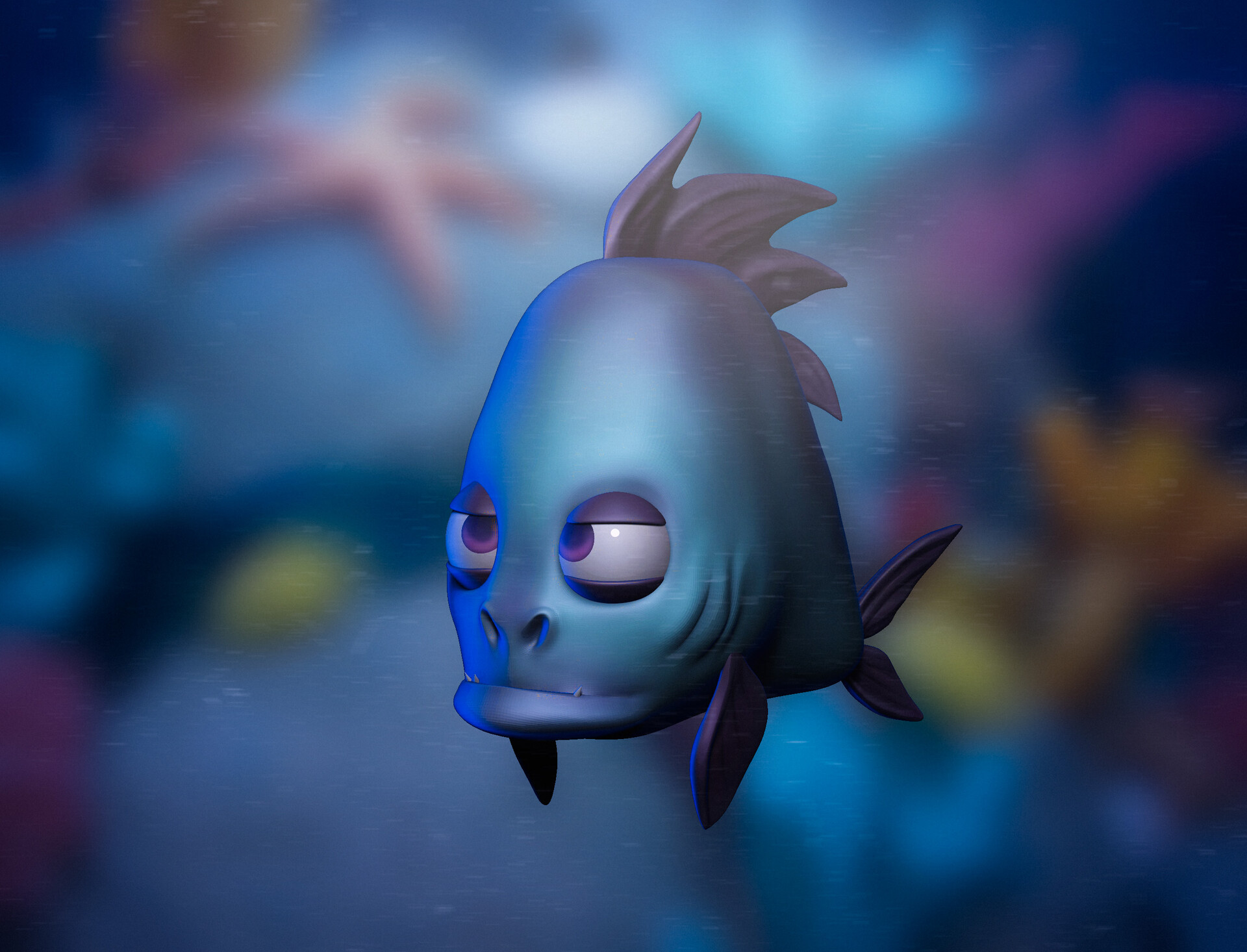 ArtStation - Stylized 3D Fish