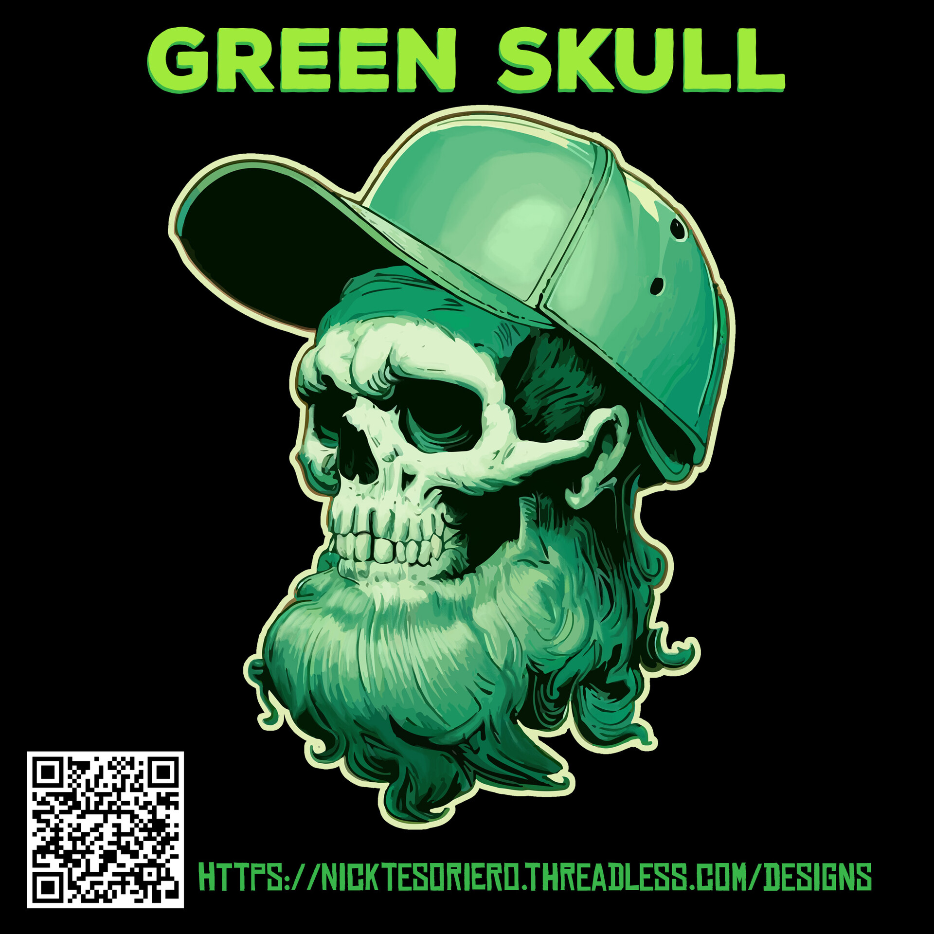 ArtStation - Green Skull Promo Art