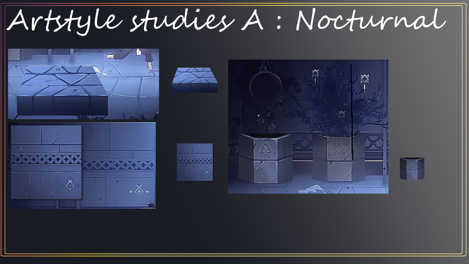 Nicolas Richer Bastien - Artstyle studies : Nocturnal