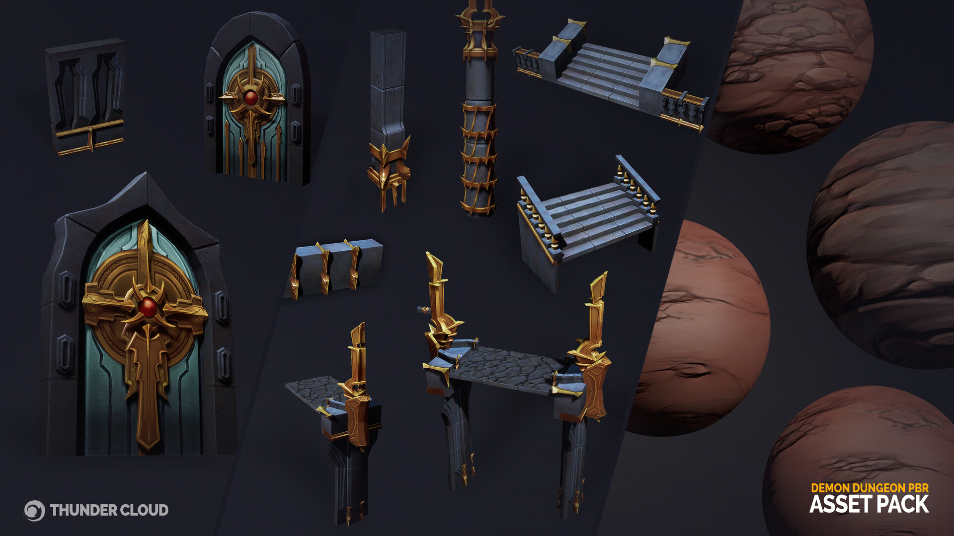 Thunder Cloud Studio - Demon Dungeon PBR Asset pack