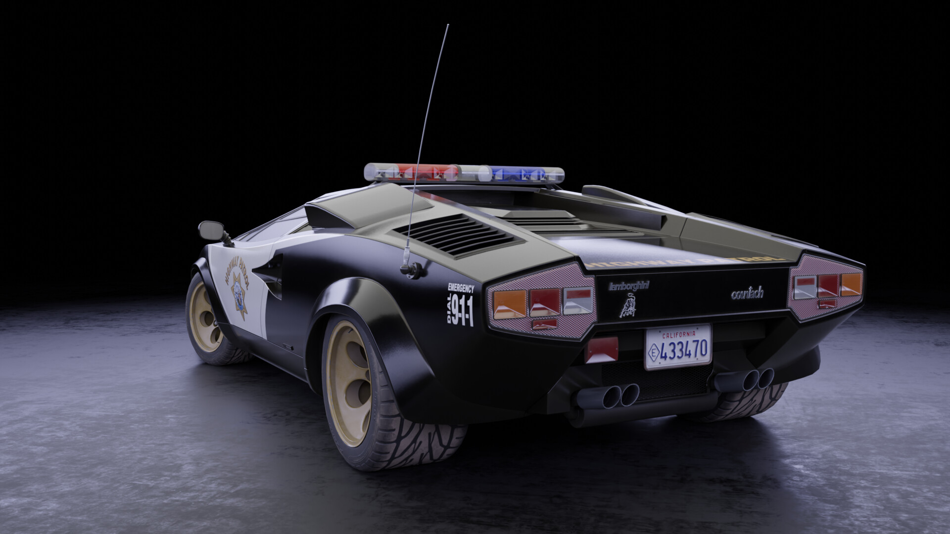Rinat_Abregov - Lamborghini Countach California Highway Patrol