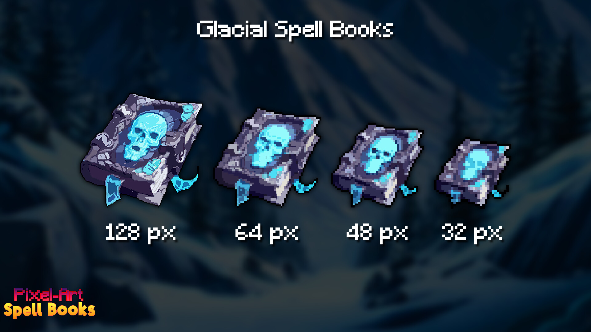King Game Assets - Pixel-Art Spell Books