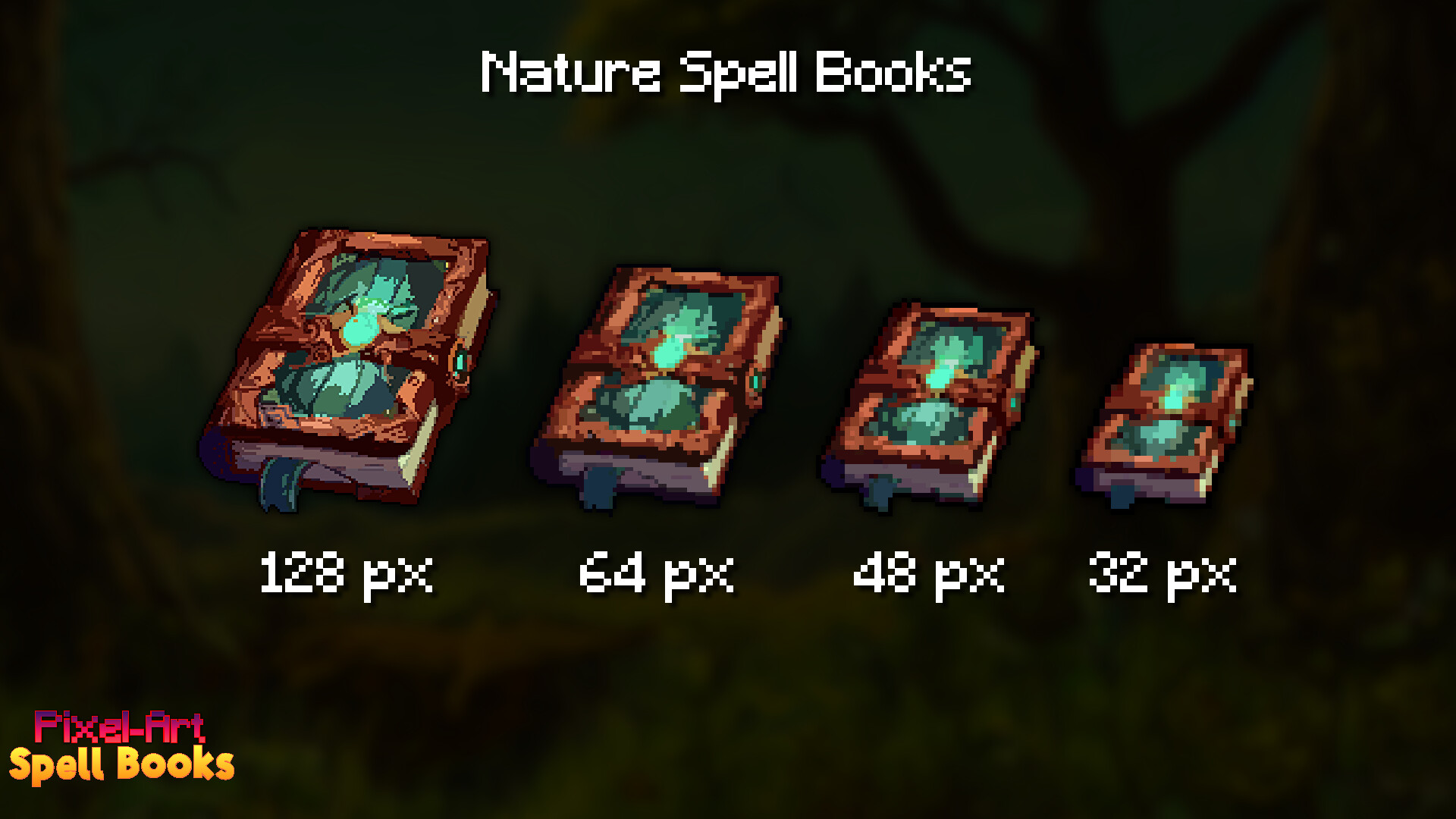 King Game Assets - Pixel-Art Spell Books