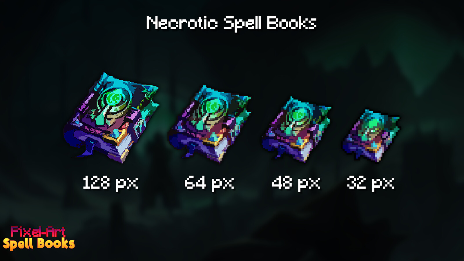King Game Assets - Pixel-Art Spell Books