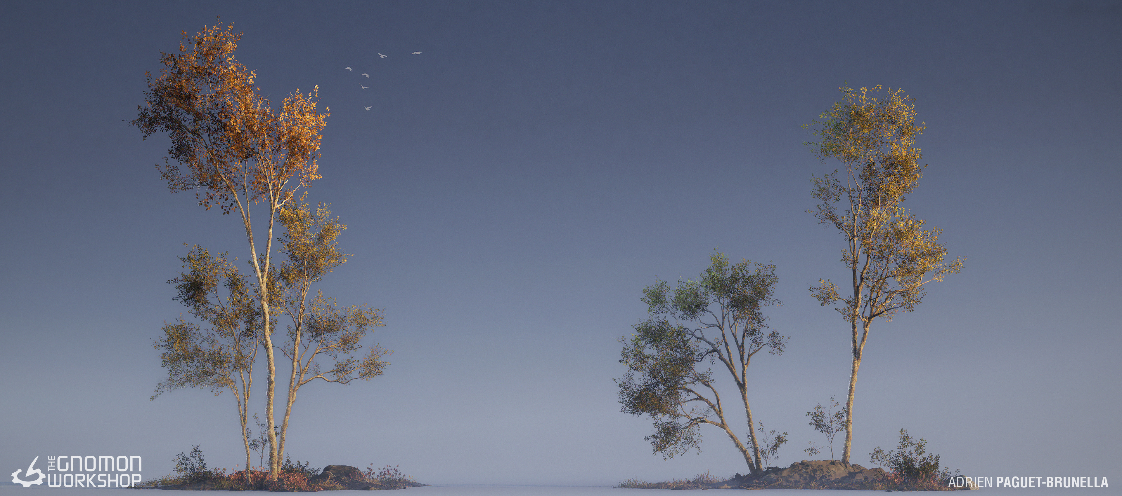 Adrien Paguet-Brunella - The Gnomon Workshop : Creating a Swamp Scene ...