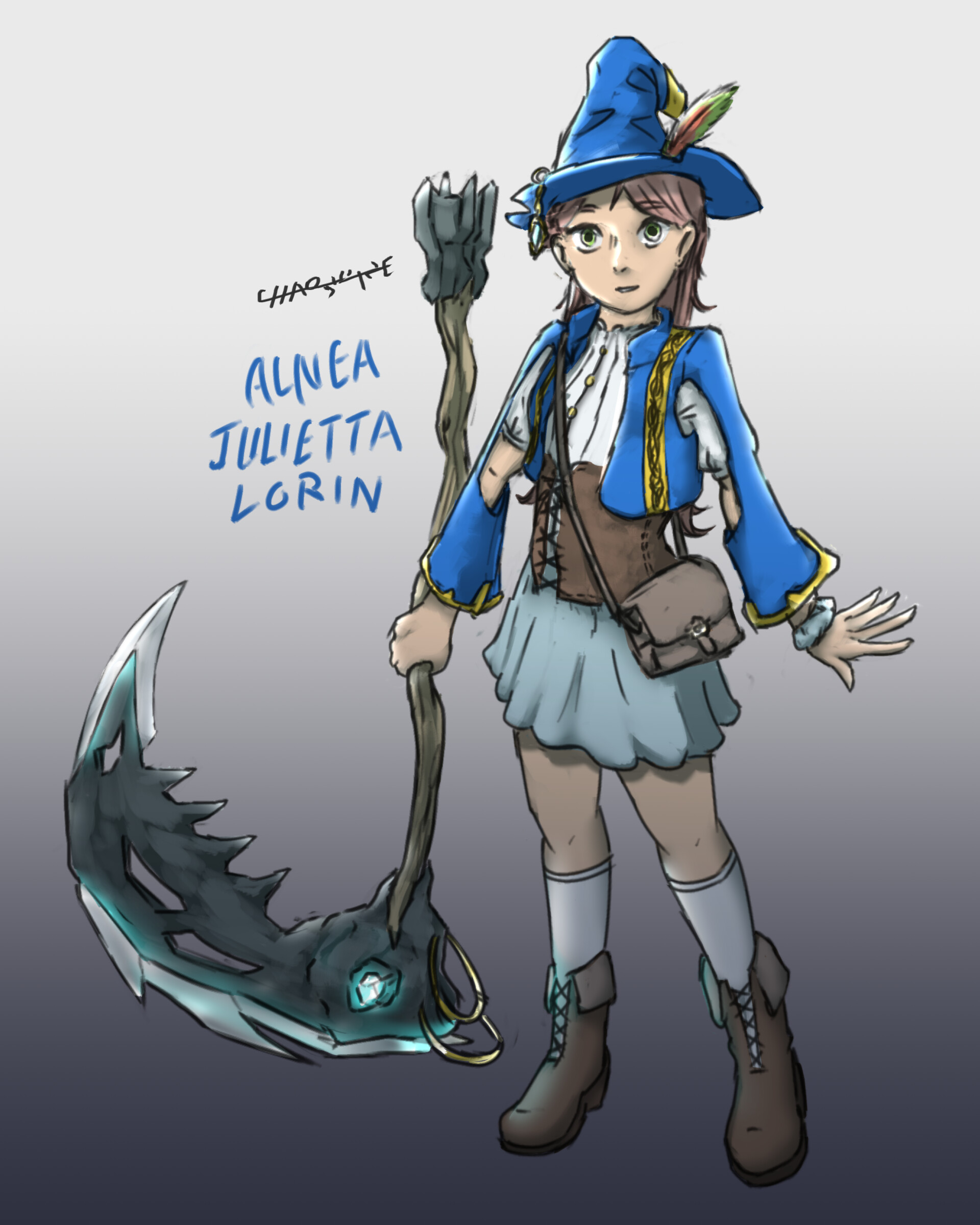 ArtStation - Apprentice Ice Witch, Alnea