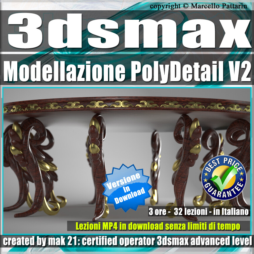 ArtStation - Corso 3ds max Modellazione PolyDetail V2.1