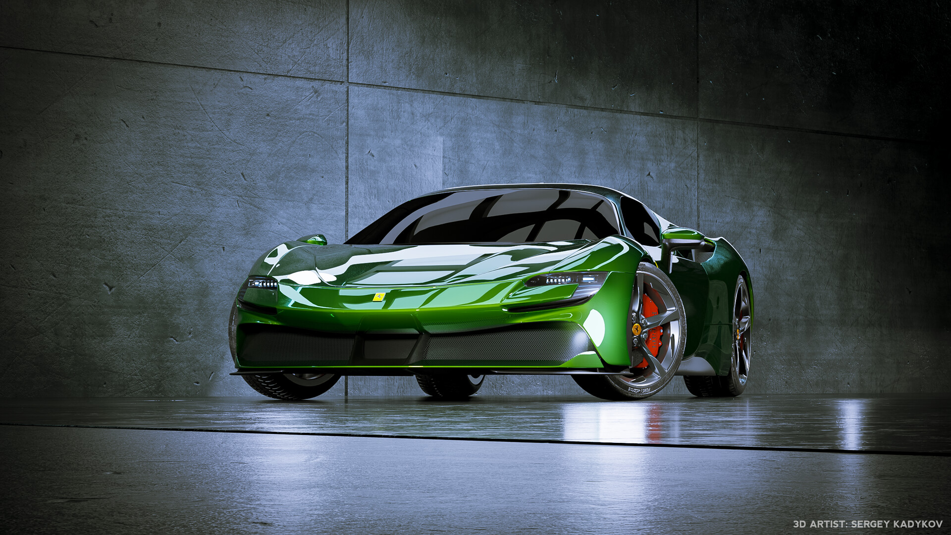 ArtStation - Ferrari SF90