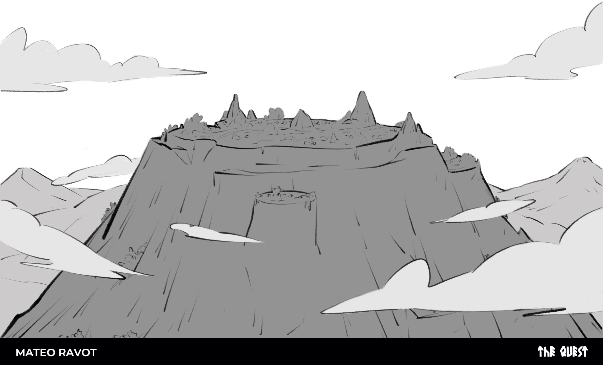 Mateo Ravot - THE QUEST - STORYBOARD #01