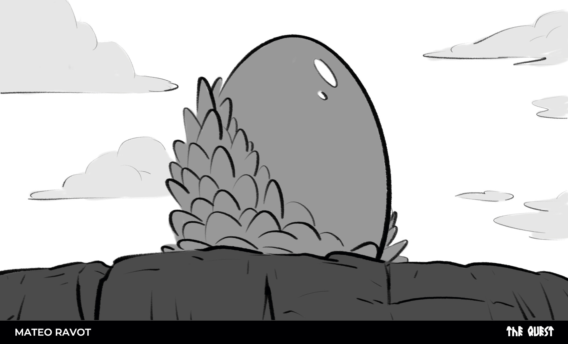 Mateo Ravot - THE QUEST - STORYBOARD #01