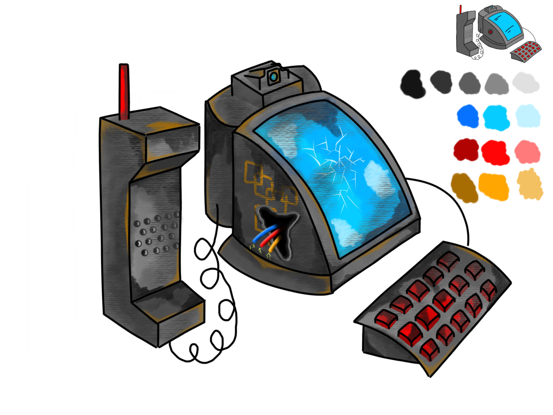 ArtStation - 1st Year Group Project (Prop Design)