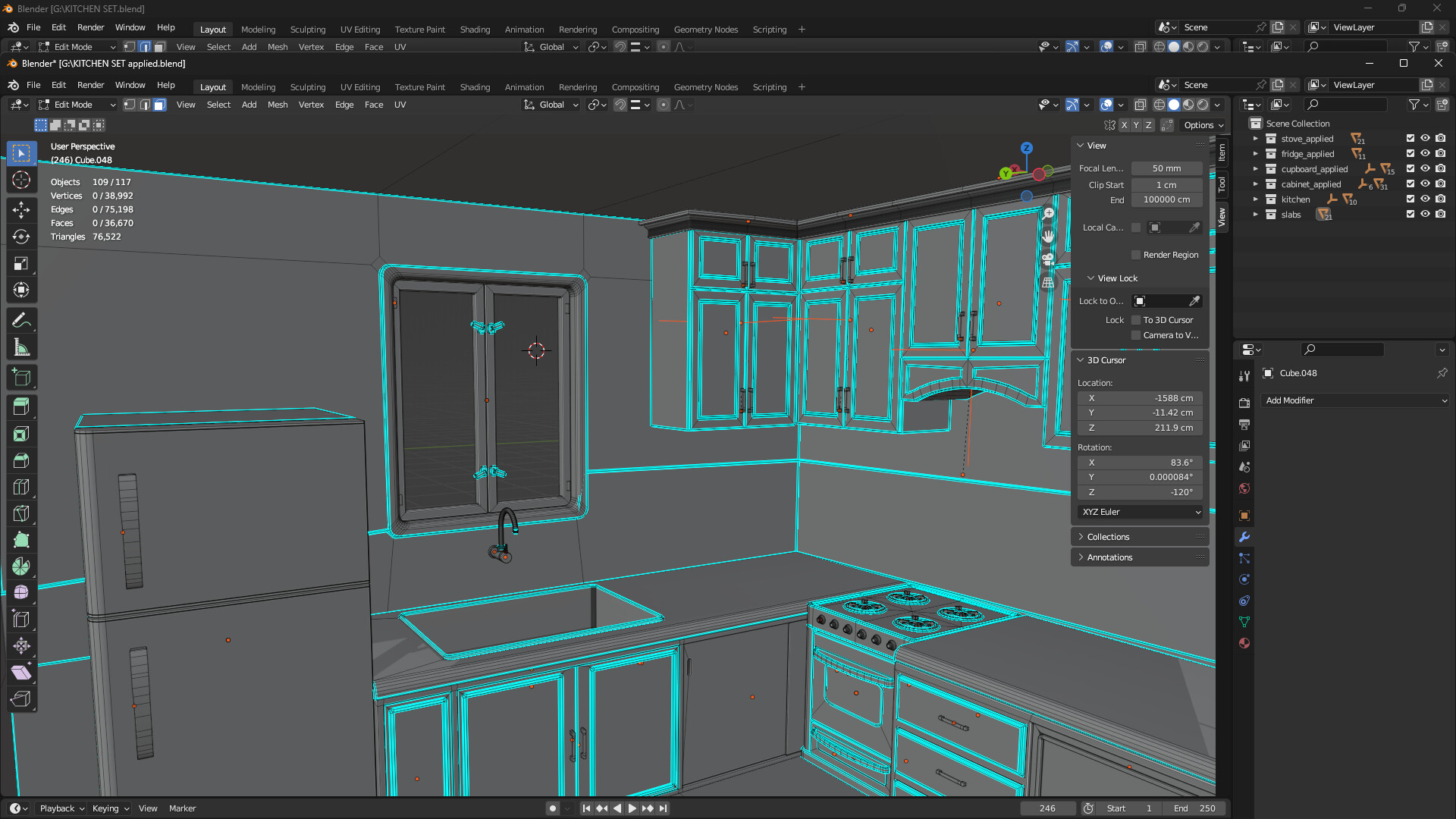 ArtStation - Kitchen Environment