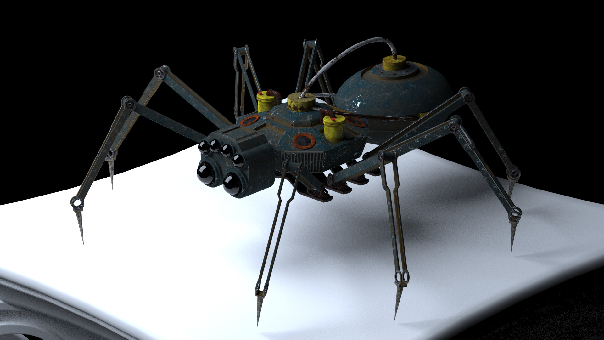 ArtStation - Mecha Spider Textured