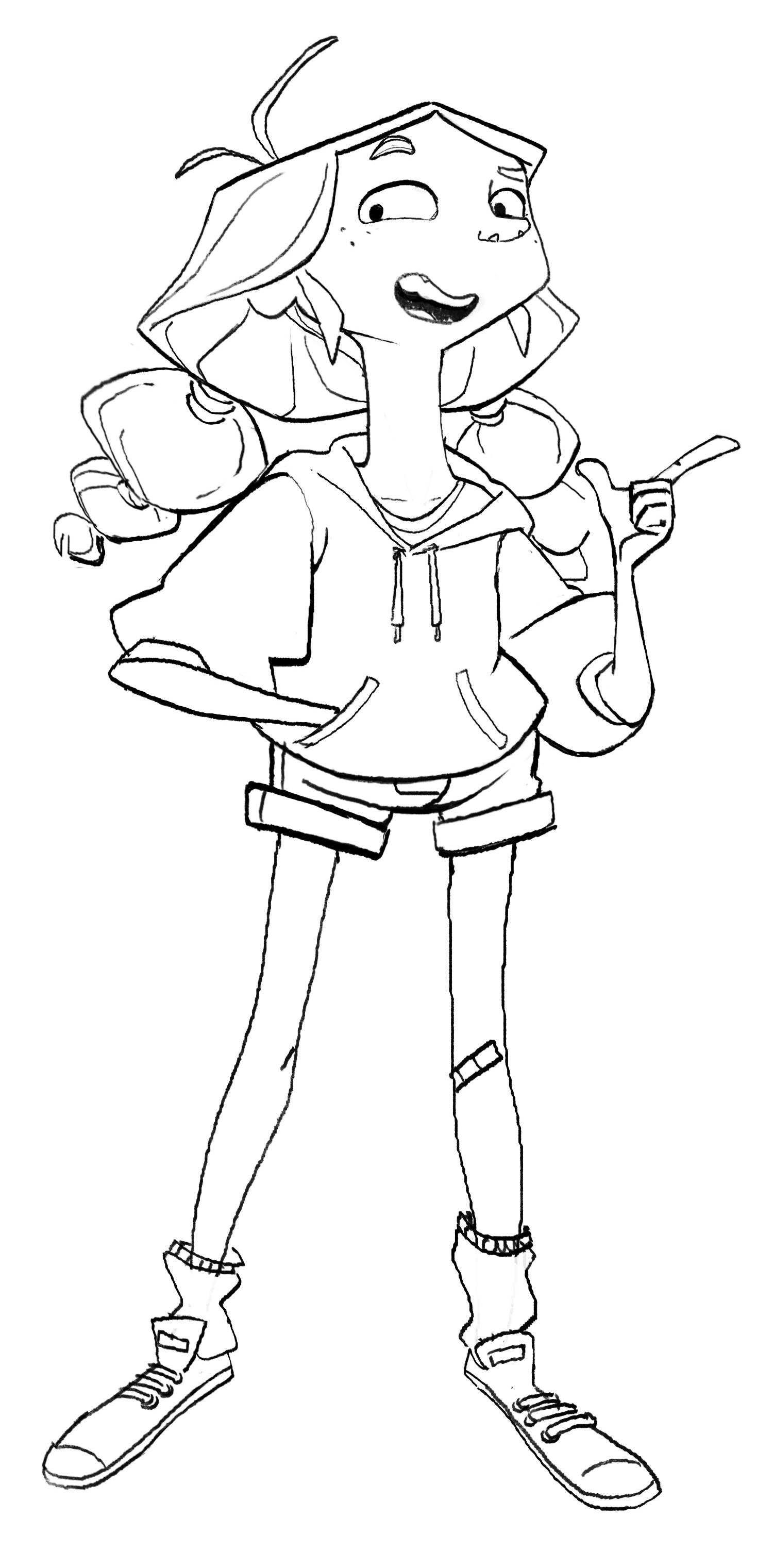 brace face coloring pages