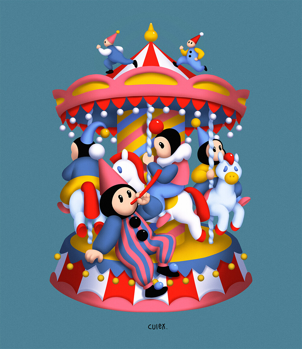 ArtStation - Carousel. Illustration