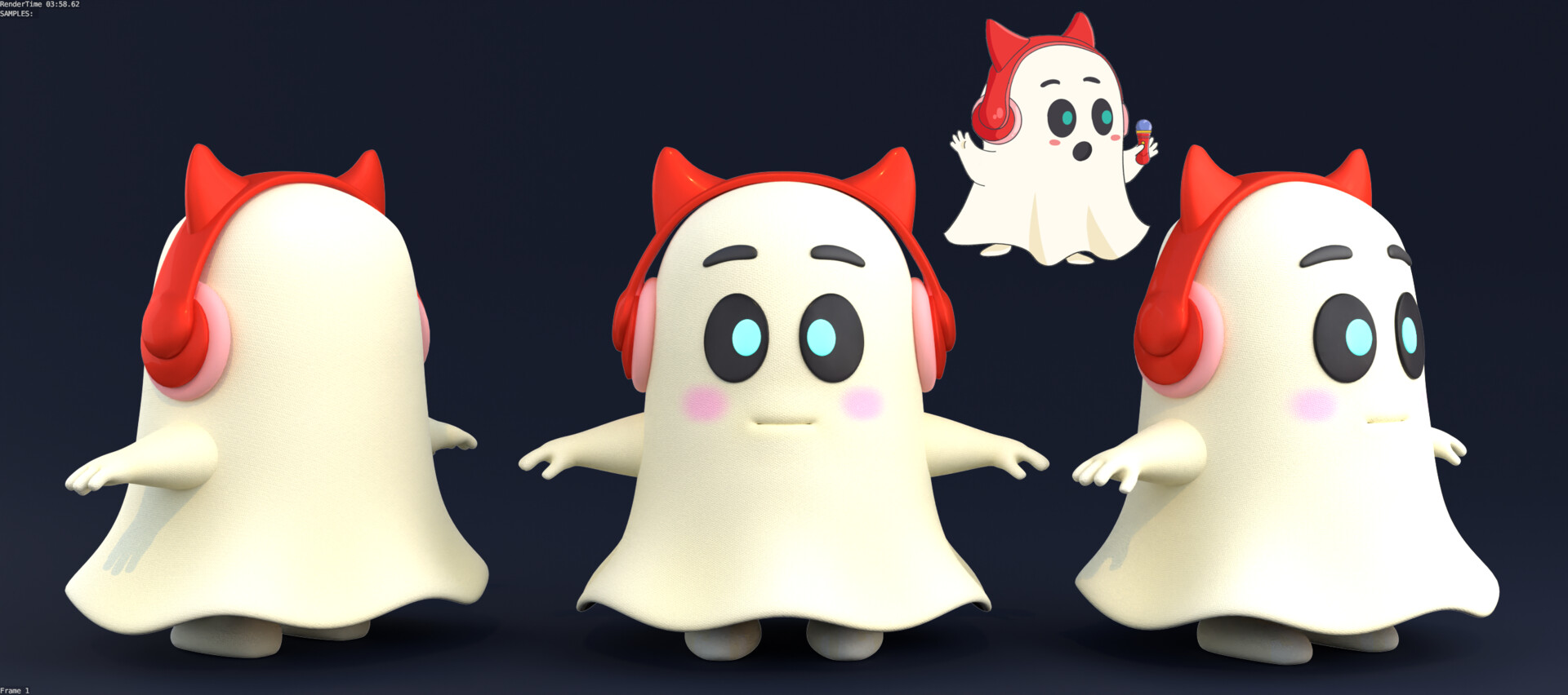 ArtStation - Cute Ghost