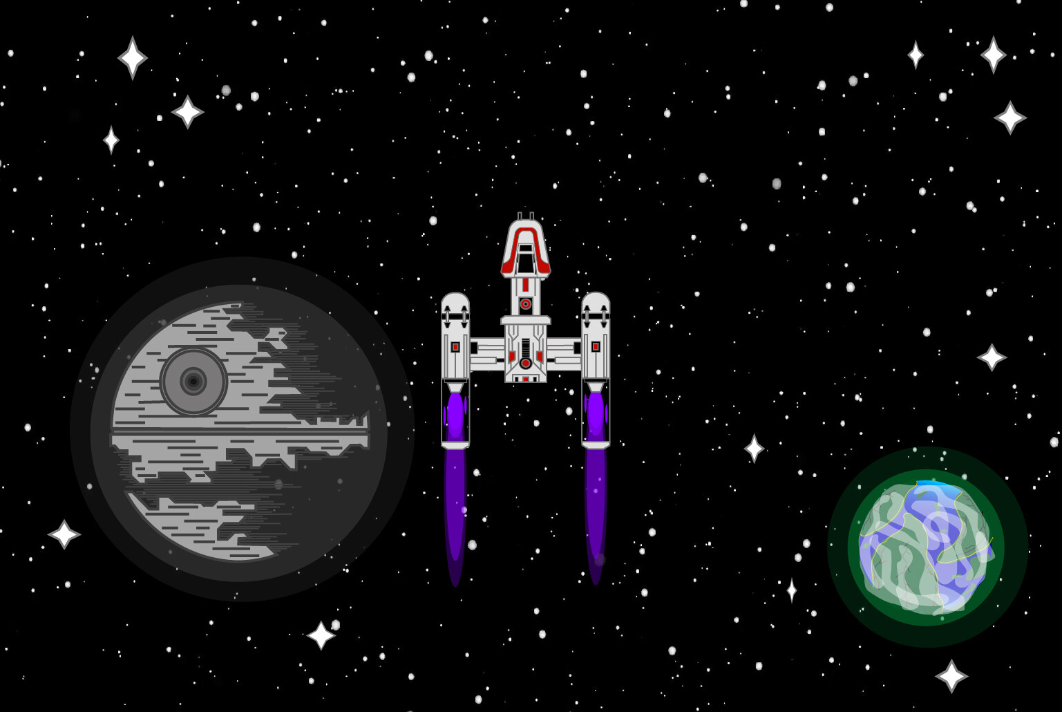 ArtStation - Y-Wing flight