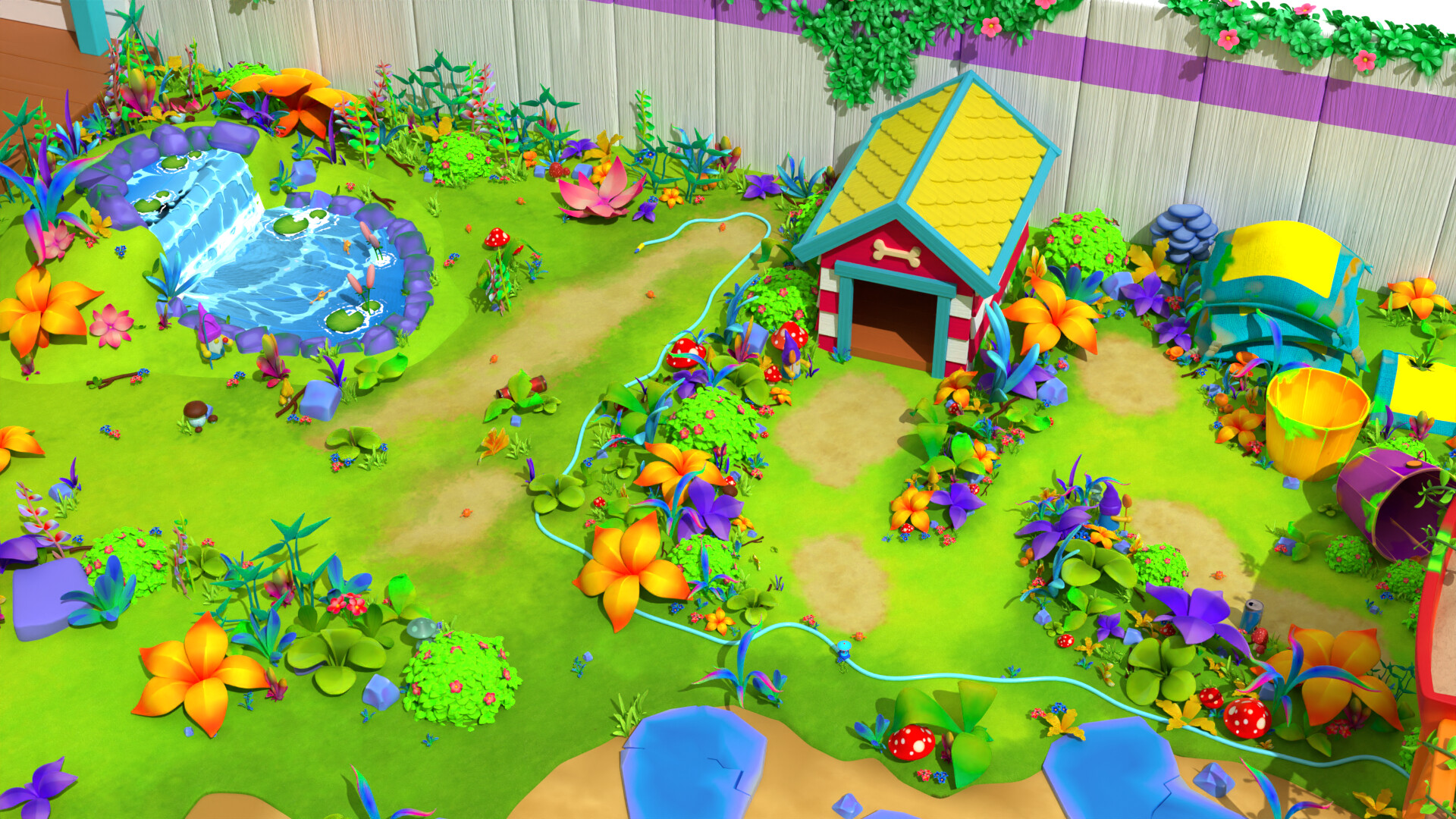 ArtStation - Booya Backyard Ext