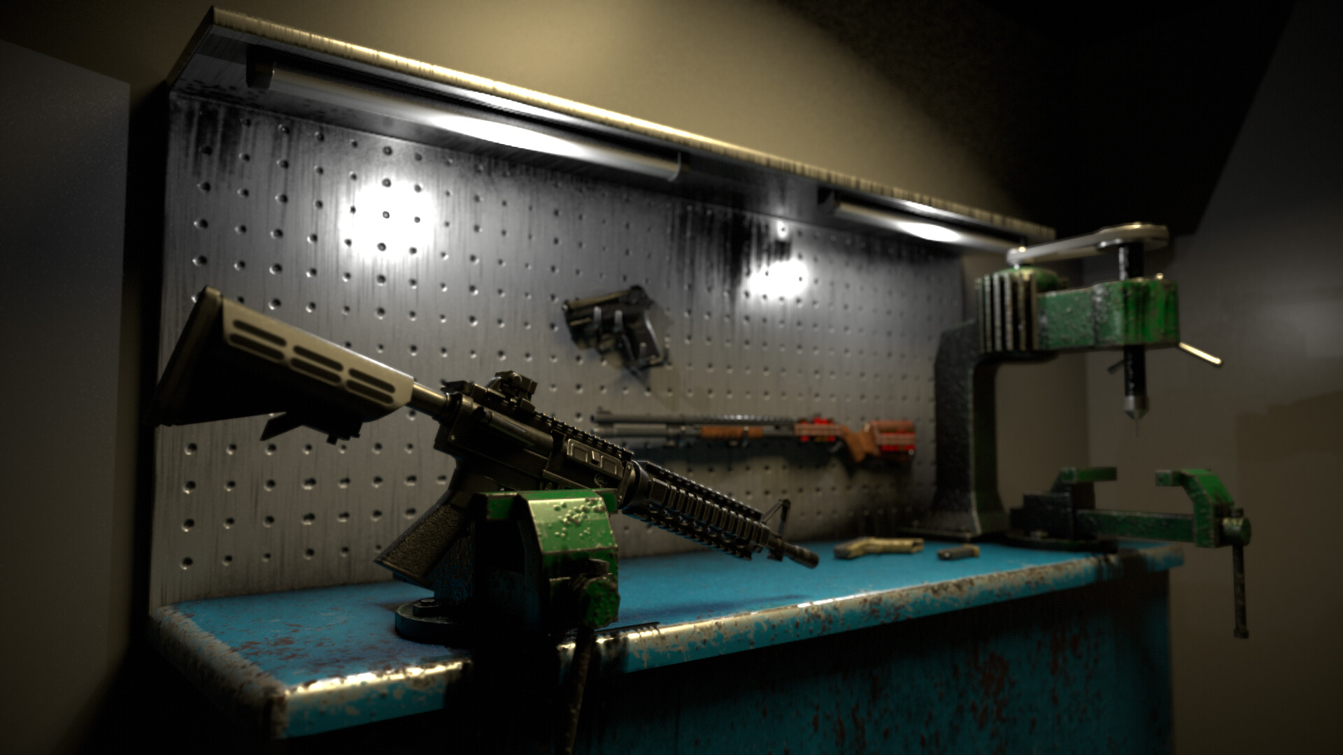 ArtStation - weapon workbench